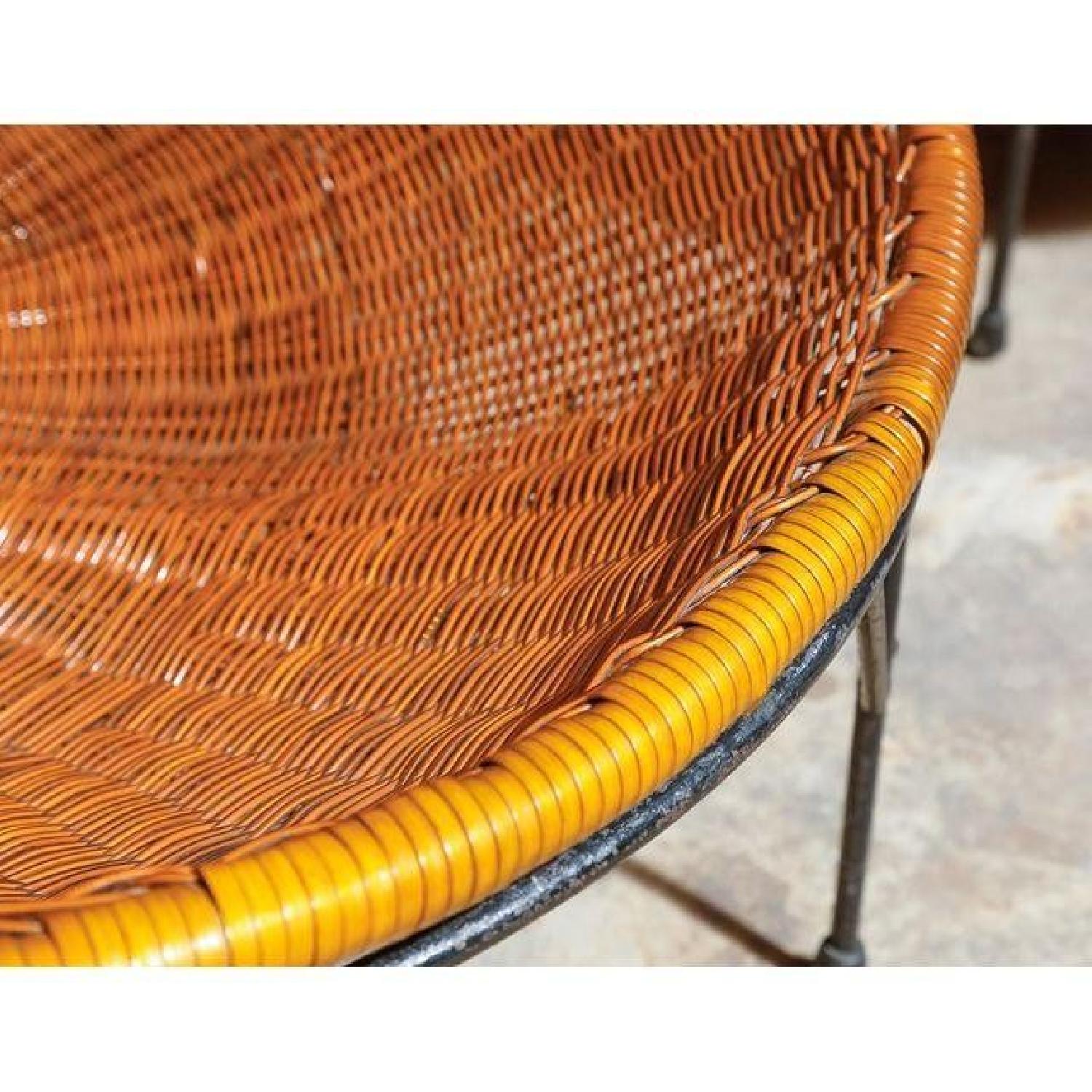 Vintage Rattan Hoop Lounge Chairs - AptDeco