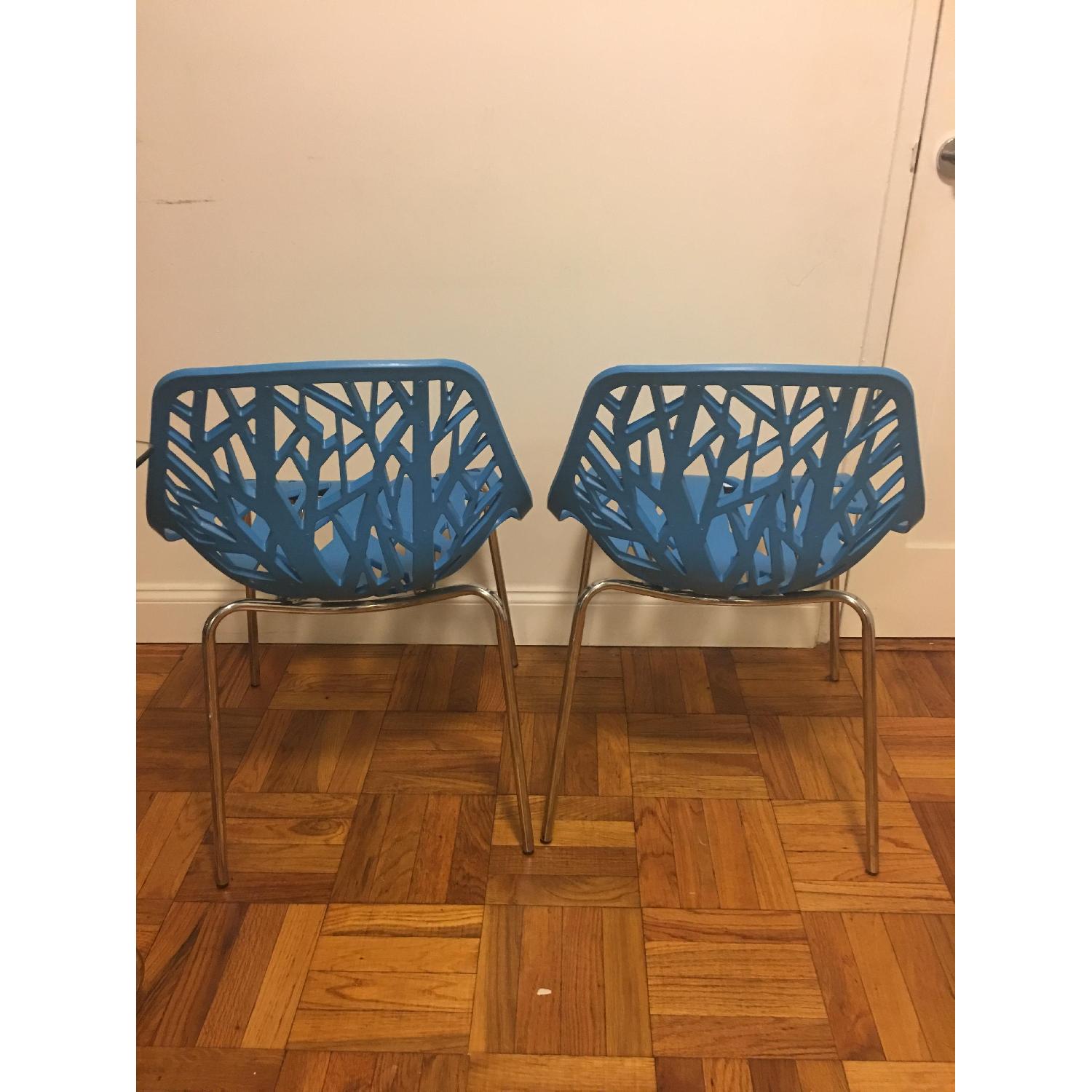 Modern Blue Dining Chairs - AptDeco