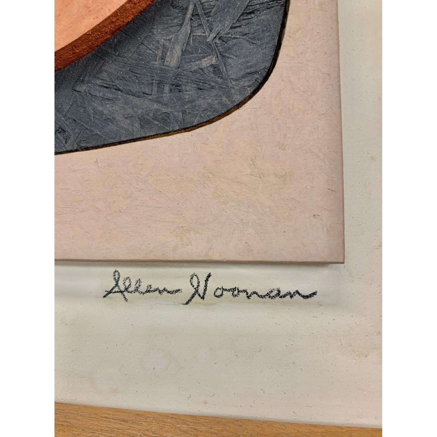 Vintage Allen Noonan Originals 4-Piece Abstract Wall Art - AptDeco