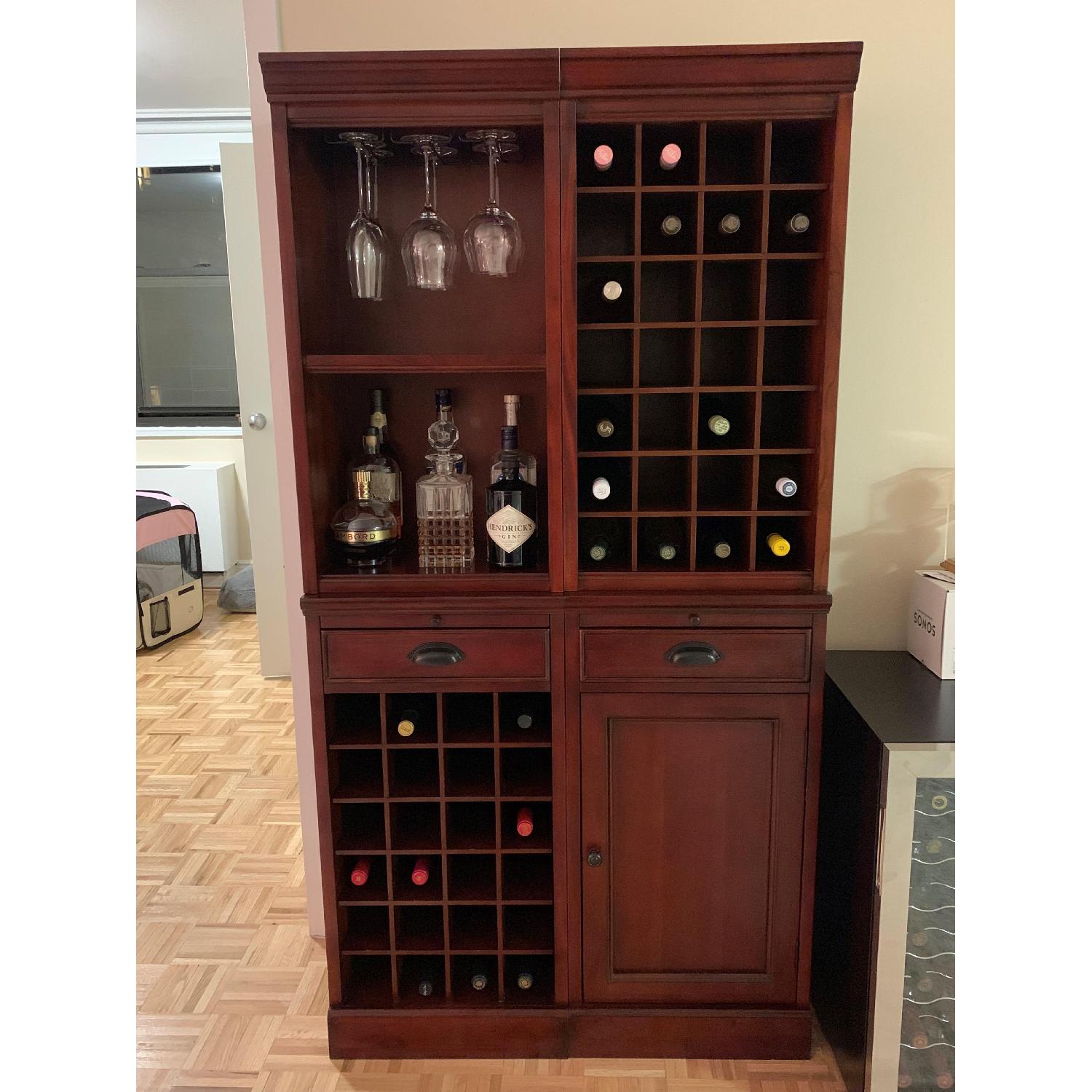 Pottery Barn 2-Piece Modular Bar Tower - AptDeco