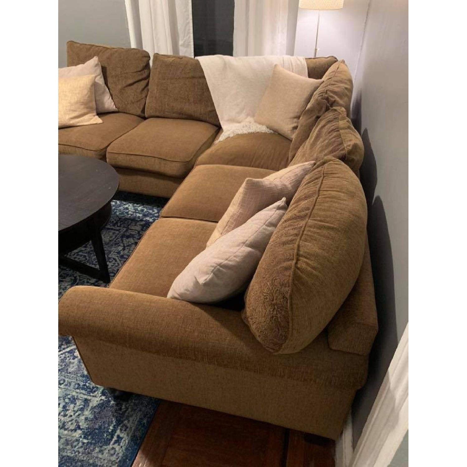 Pier 1 Corner 3-Piece Sectional Sofa - AptDeco