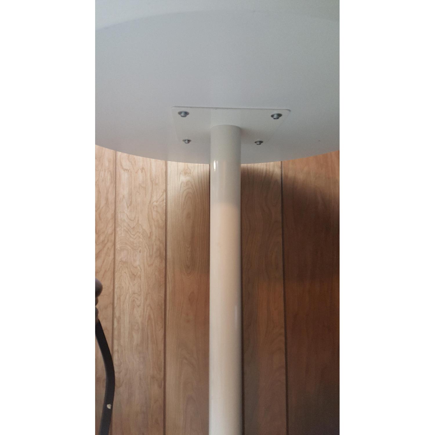 Tall White Bar Table - AptDeco