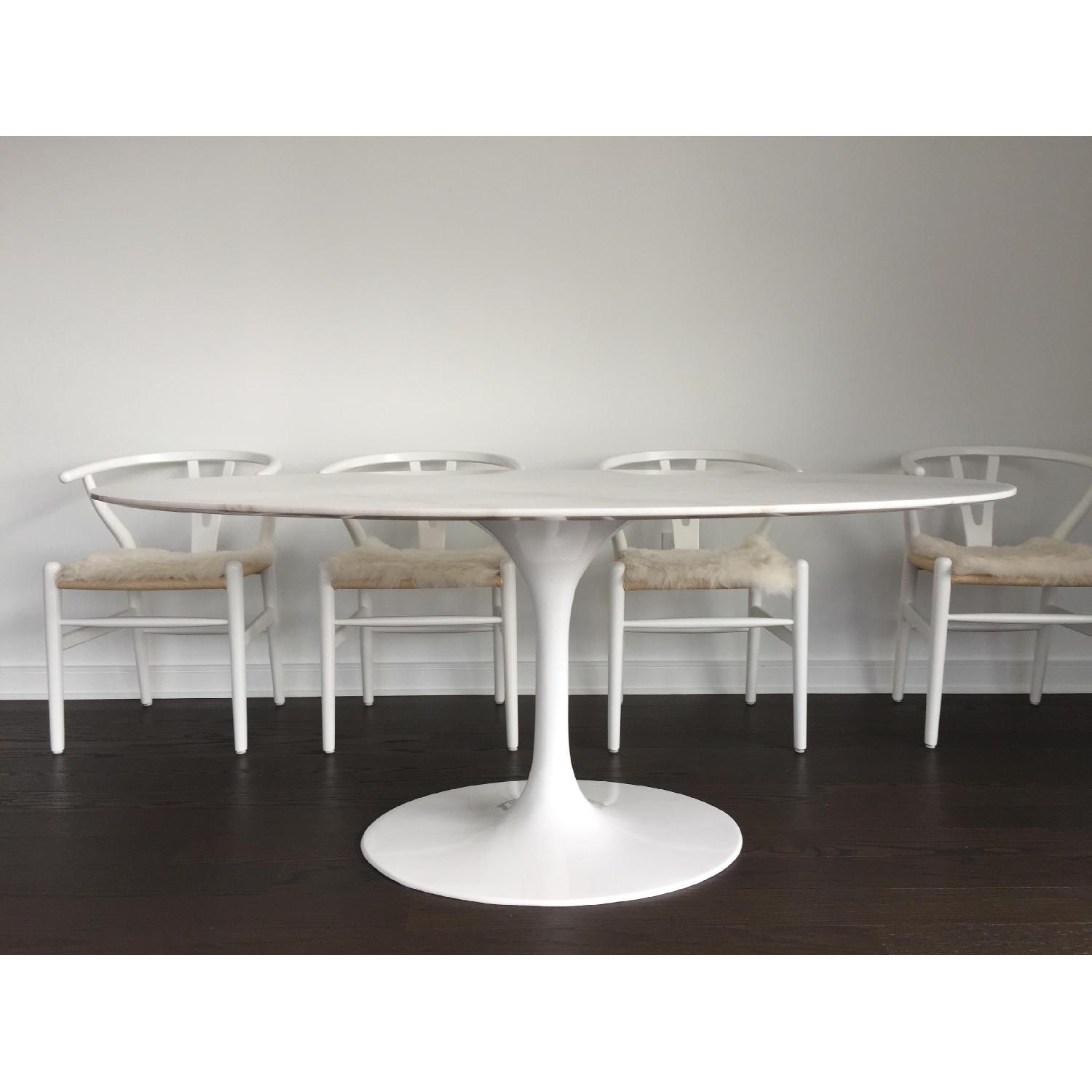 Rove Concepts Oval Tulip Table - AptDeco