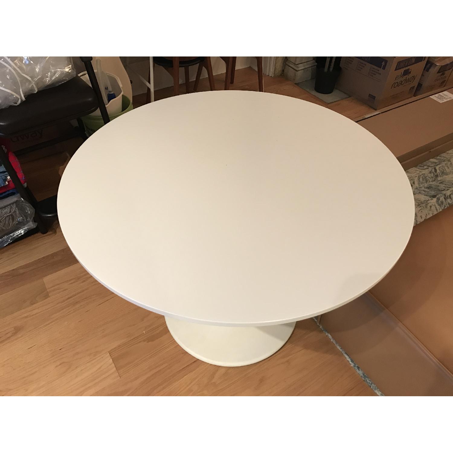 Ikea Docksta White Dining Table - AptDeco
