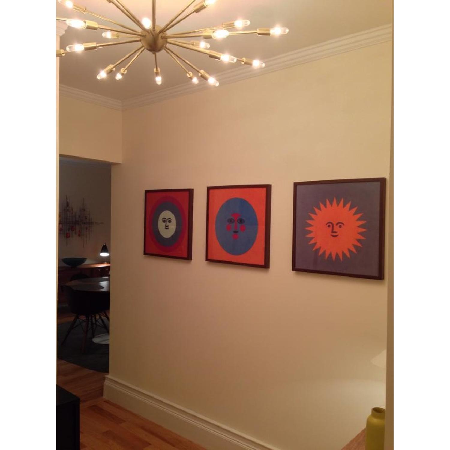 Flor Alexander Girard La Fonda del Sol Framed Floor Tiles - AptDeco