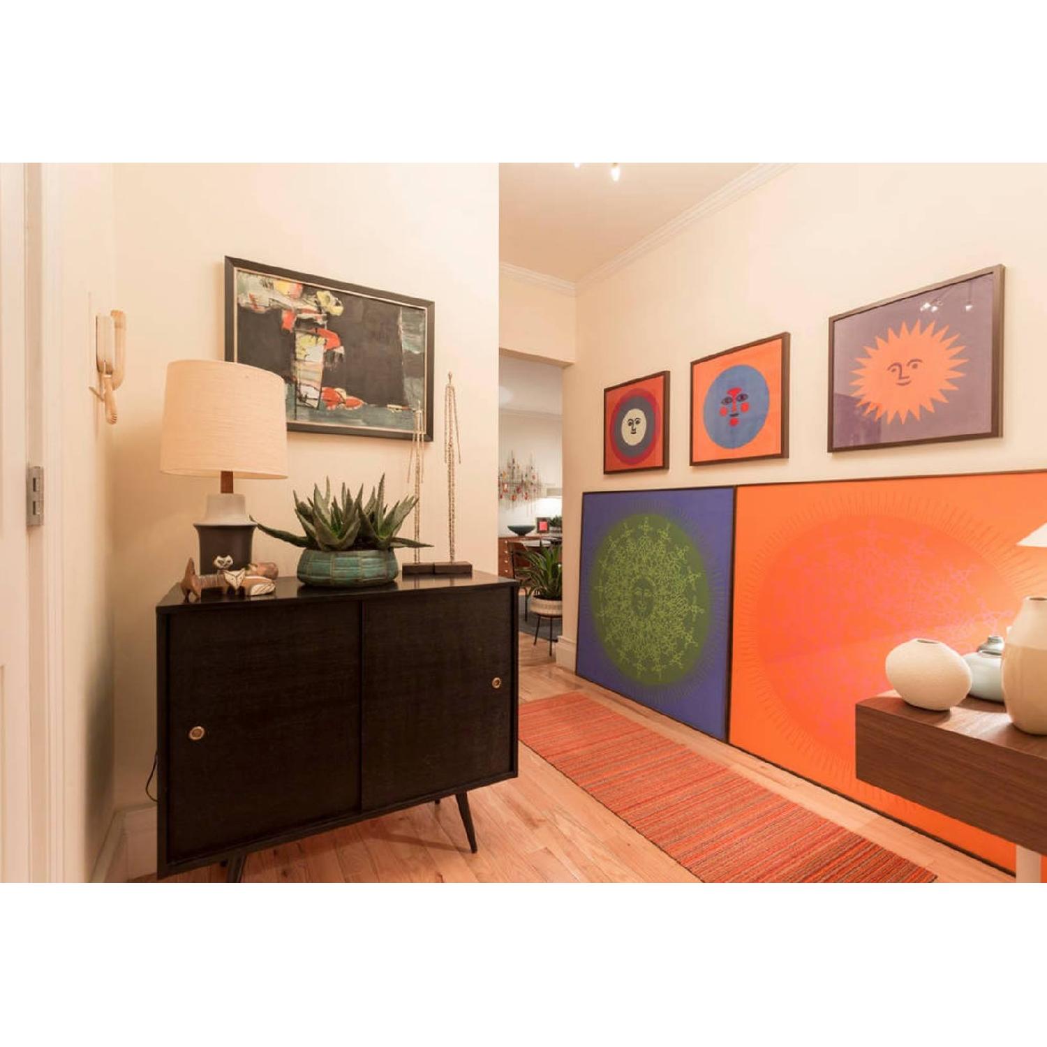 Flor Alexander Girard La Fonda del Sol Framed Floor Tiles - AptDeco