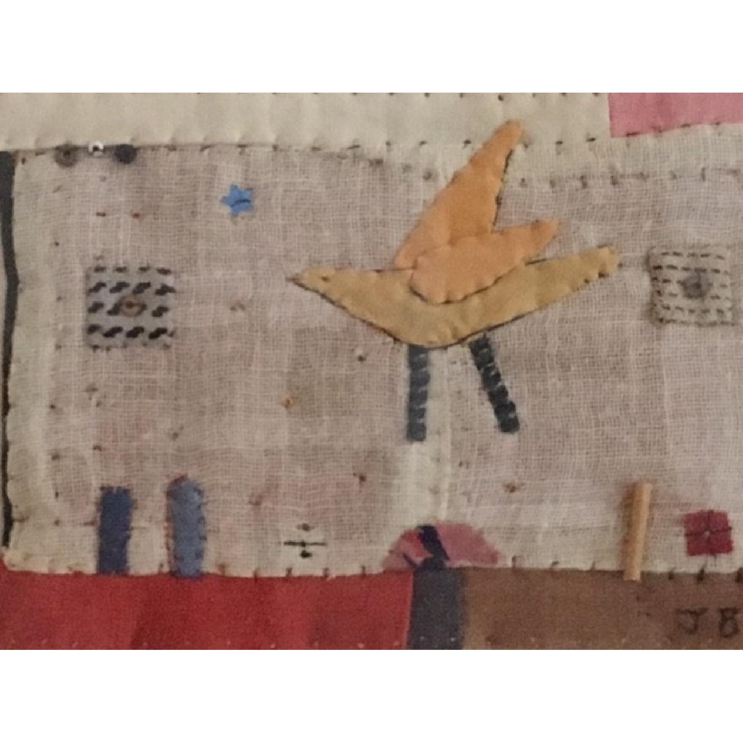 Janet Bolton Textile Collage Art - AptDeco