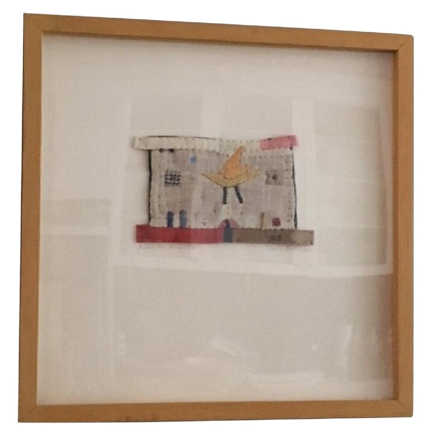 Janet Bolton Textile Collage Art - AptDeco