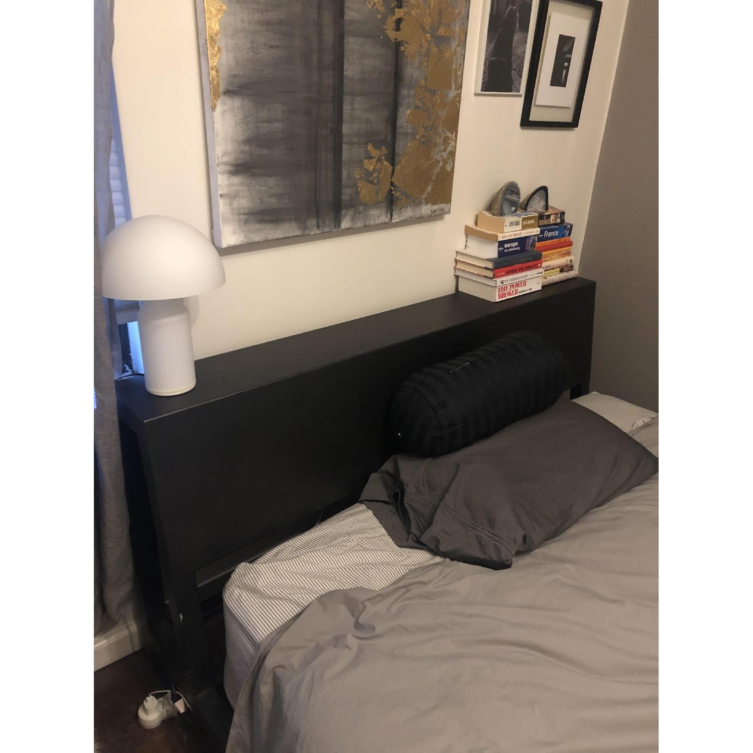 CB2 Alpine Gunmetal Queen Bed - AptDeco