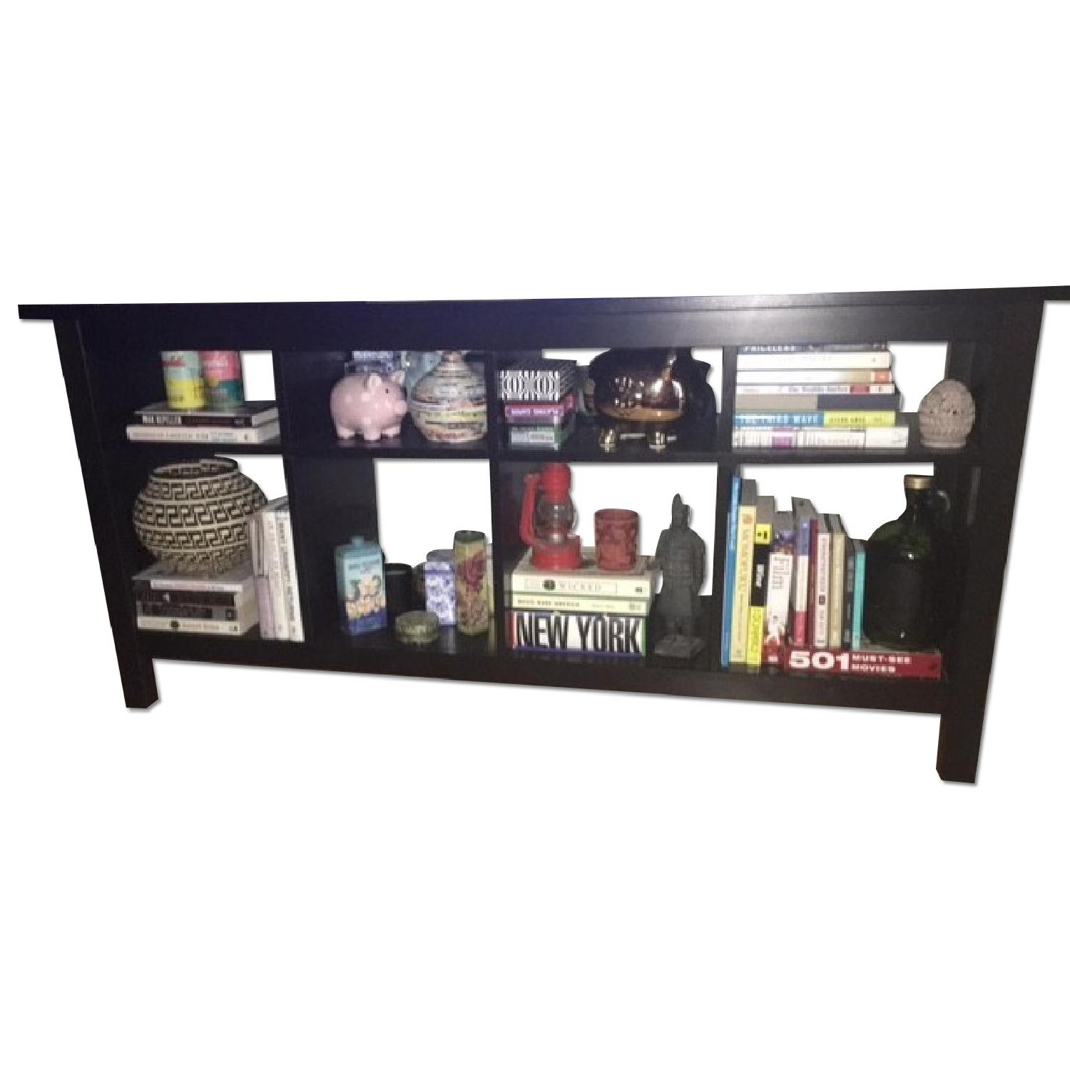 Ikea Hemnes Console Table in Black-Brown - AptDeco
