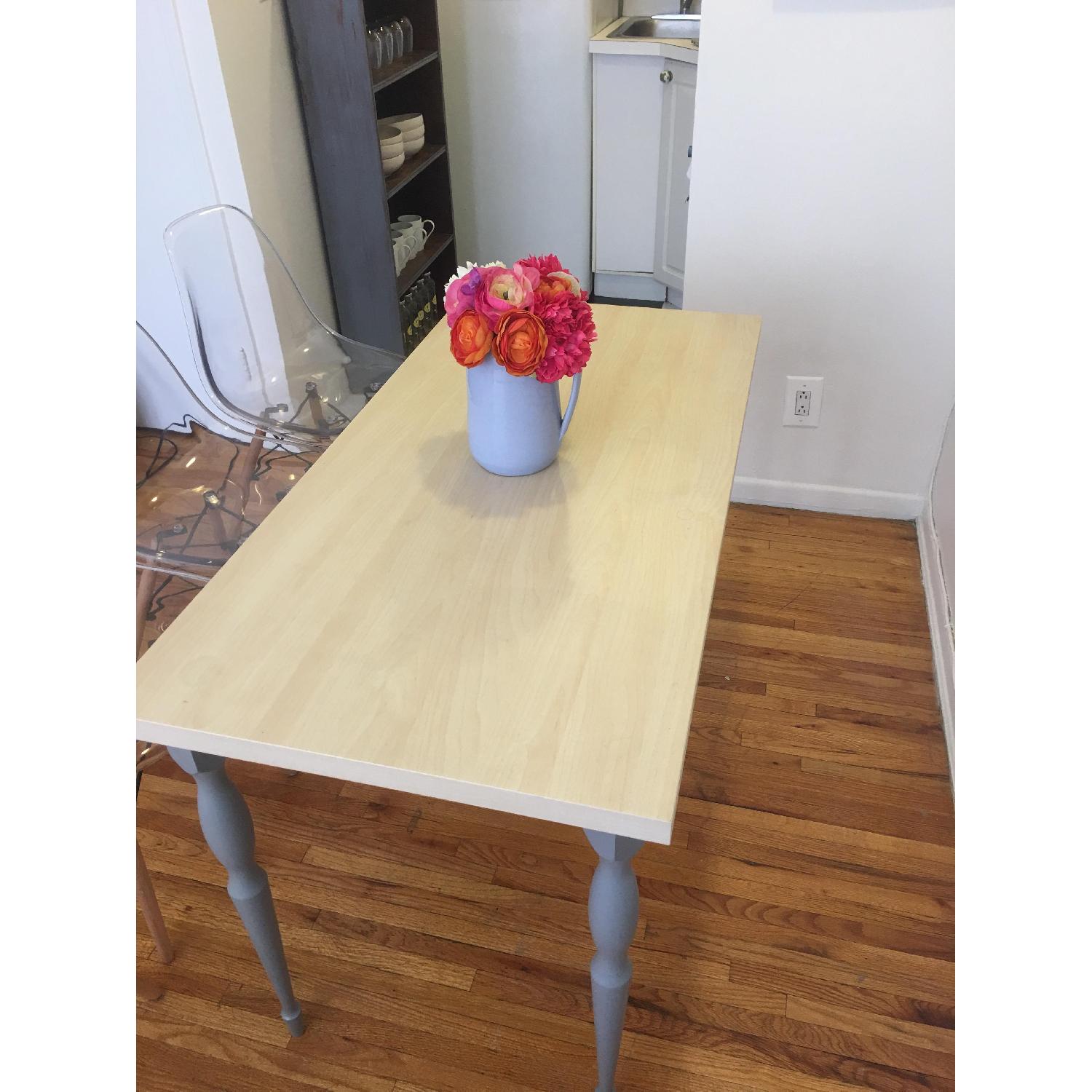 Light Wood Dining Table - AptDeco