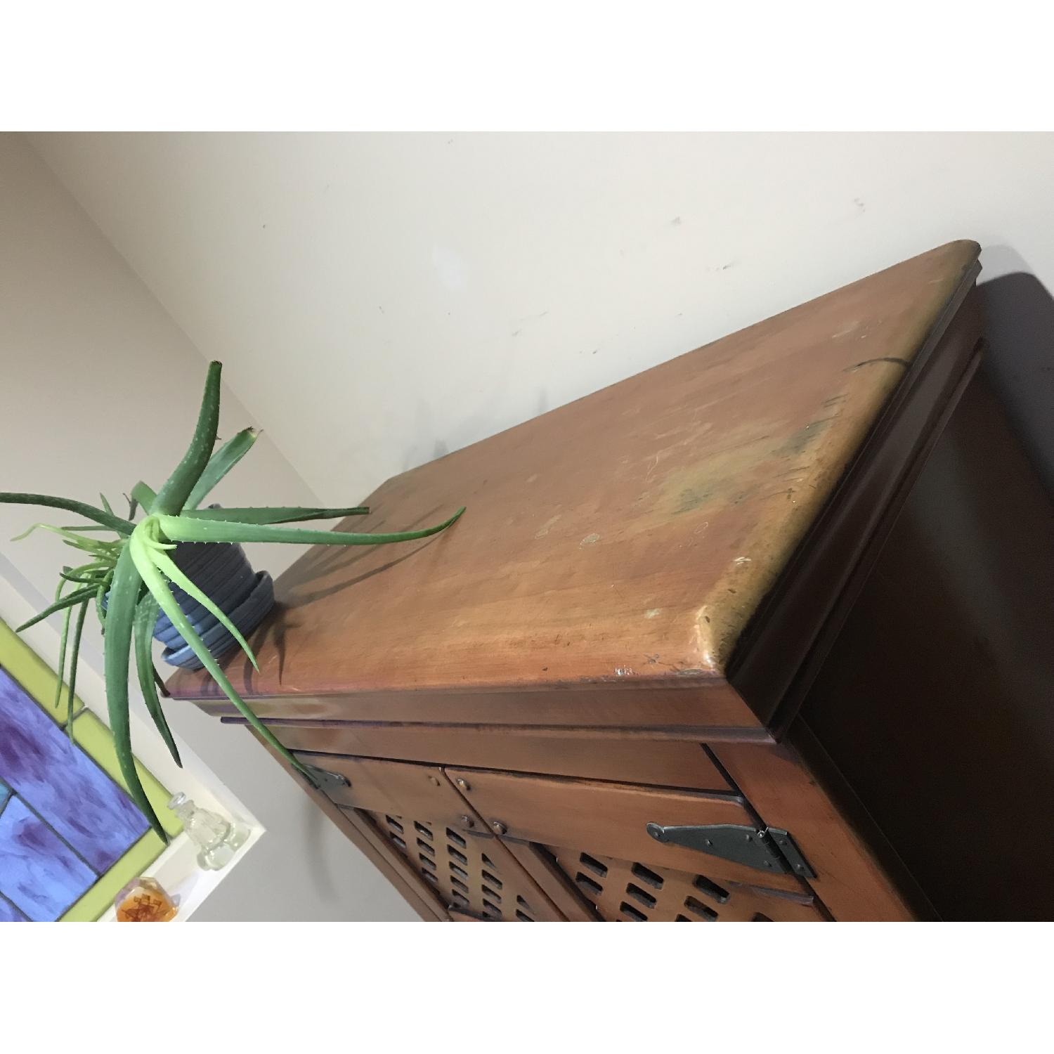 Vintage Rustic Armoire/Storage Cabinet - AptDeco