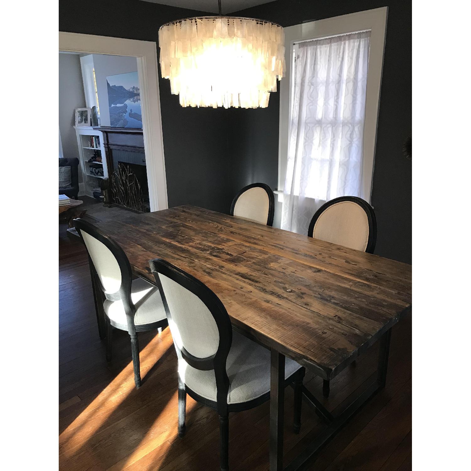 Restoration Hardware Salvaged Boatwood Rectangular Table - AptDeco