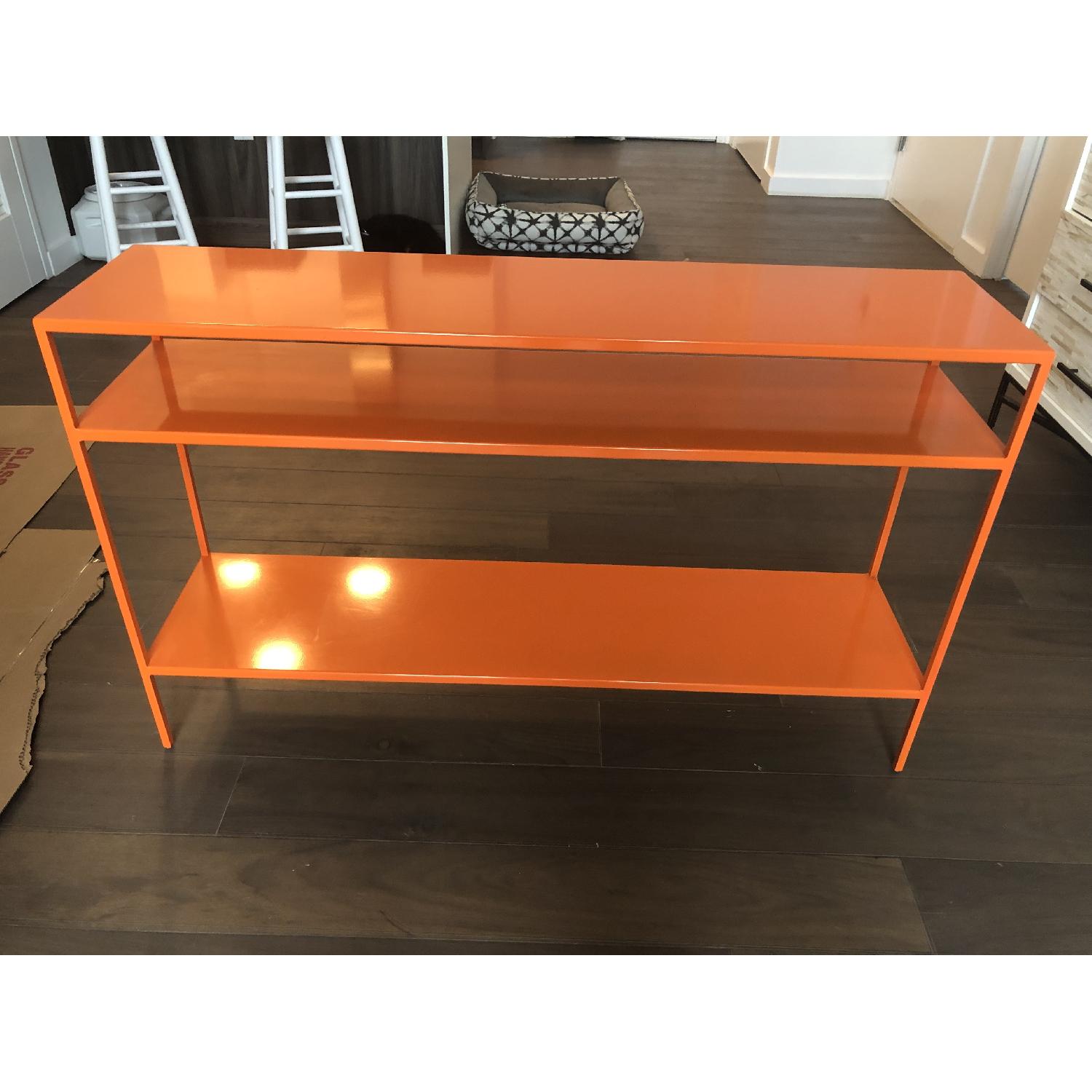 Room & Board Slim Orange Console Table - AptDeco