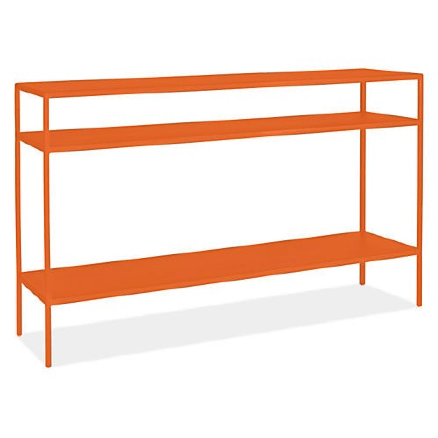 Room & Board Slim Orange Console Table - AptDeco