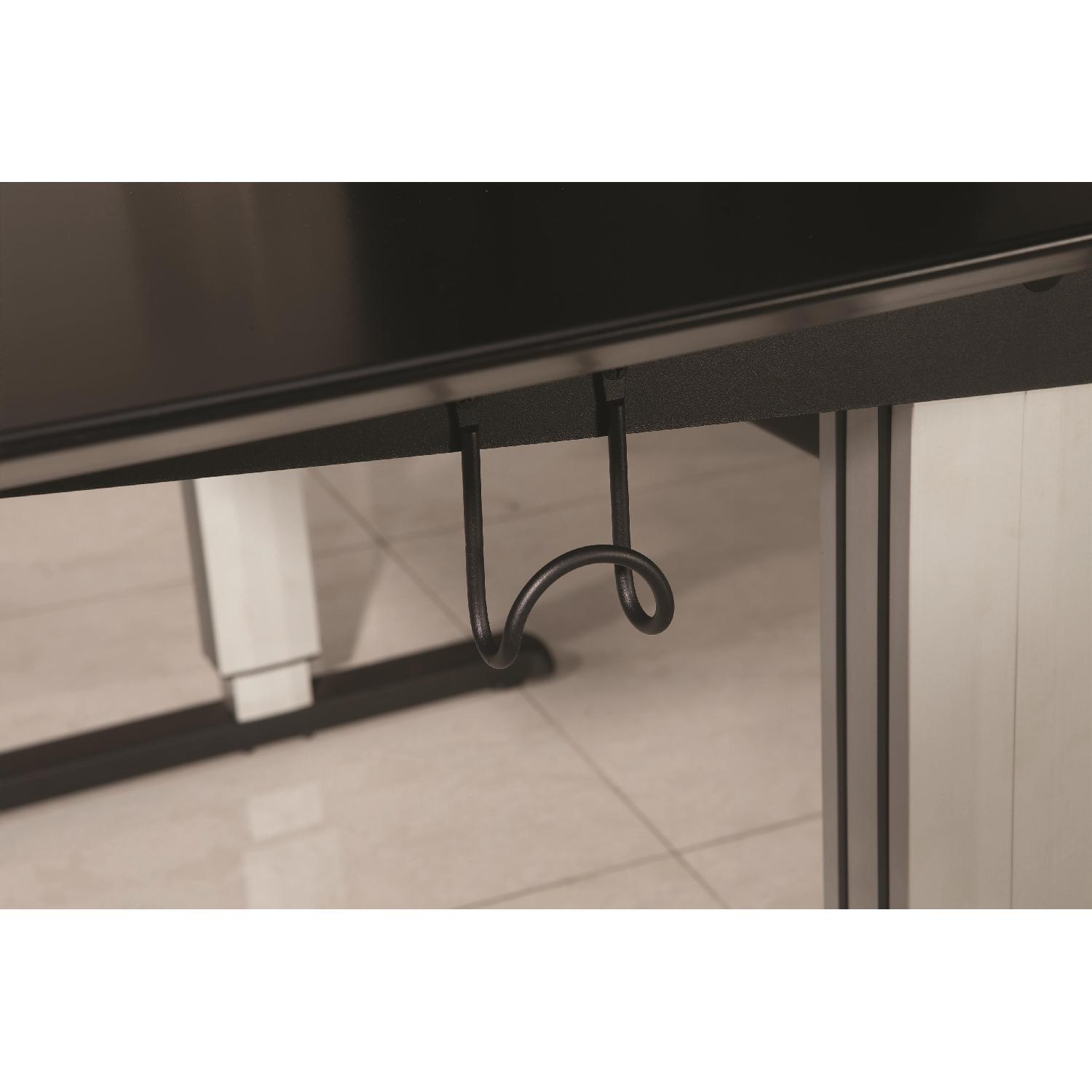 Motorized Desk For Standing/Seated Use ww/ Built-In Power Plugs - AptDeco