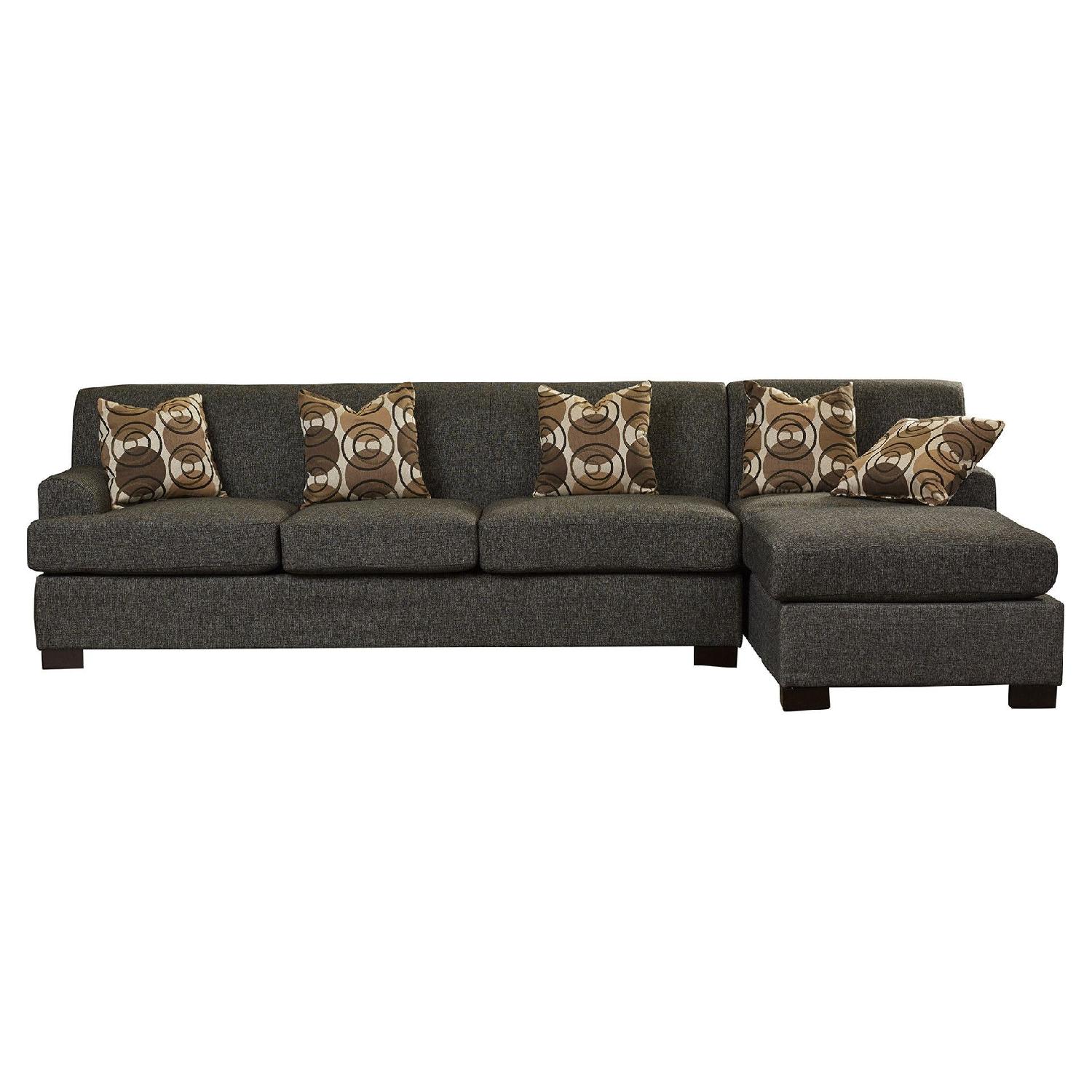 Zipcode Design Natalee Reversible Chaise Sectional Sofa - AptDeco