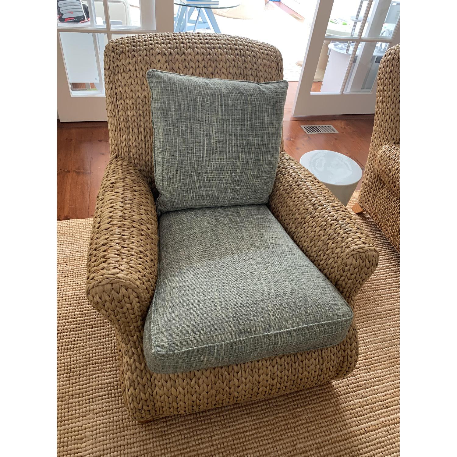 Ralph Lauren Hamptons Style Wicker Chairs - AptDeco