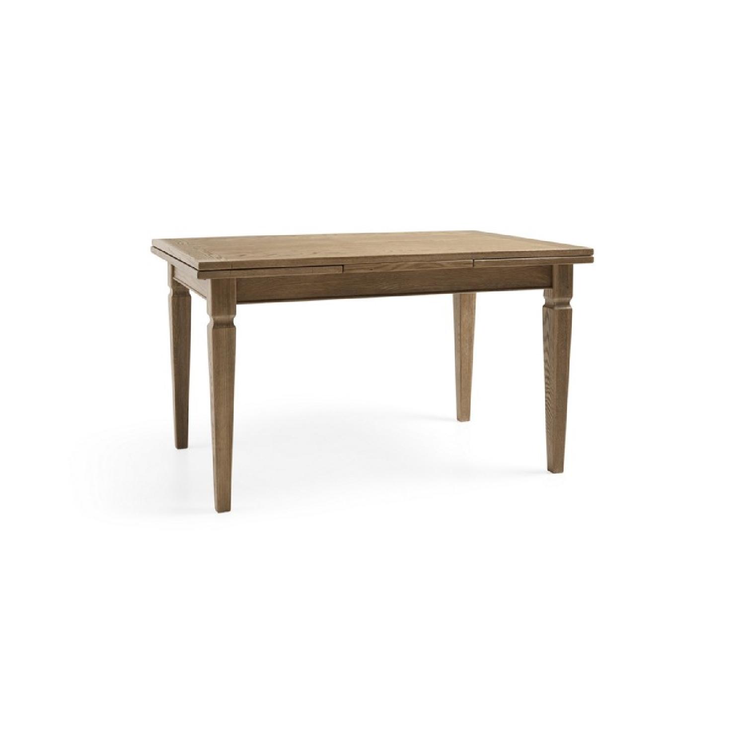 Arhaus Luciano Oak Rectangle Expandable Dining Table - AptDeco