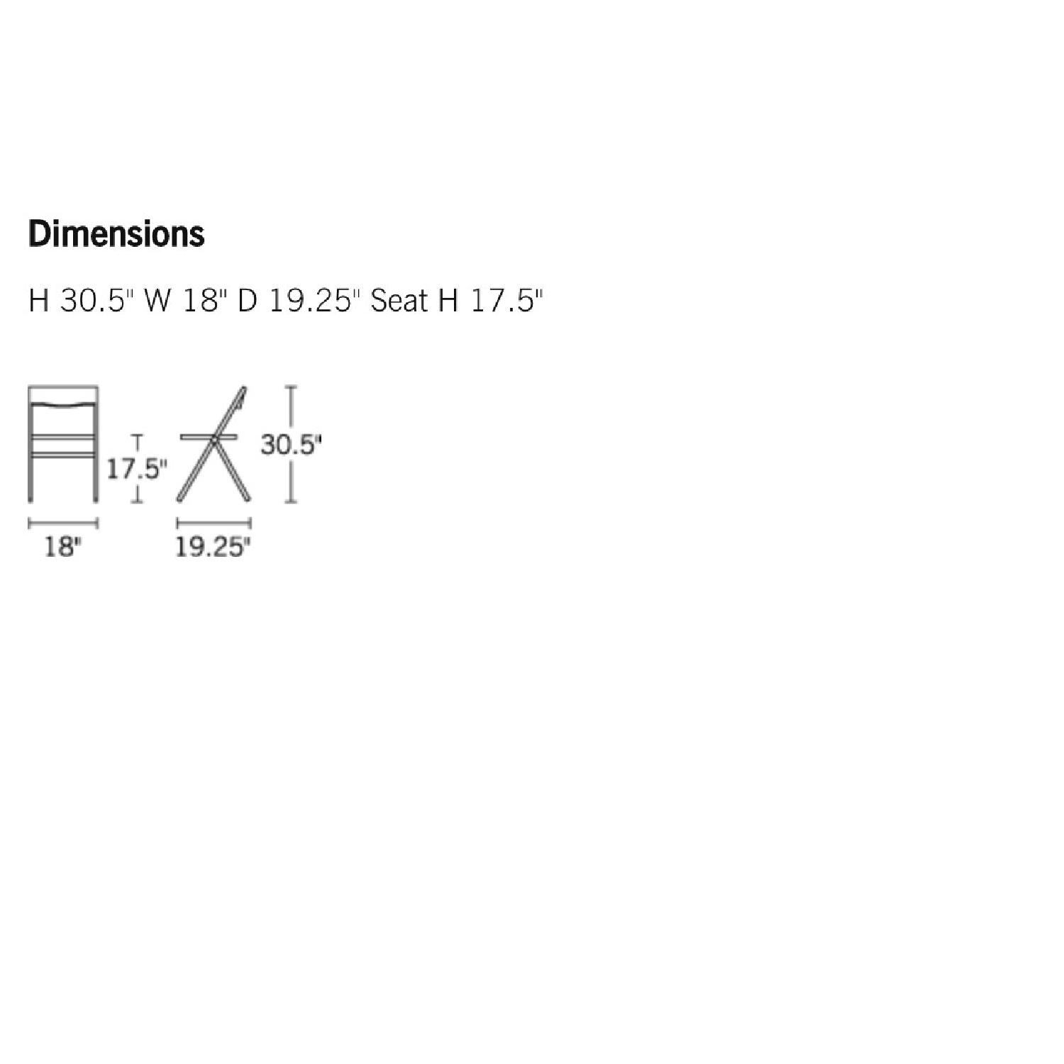 Alessi Piana Folding Chairs - AptDeco