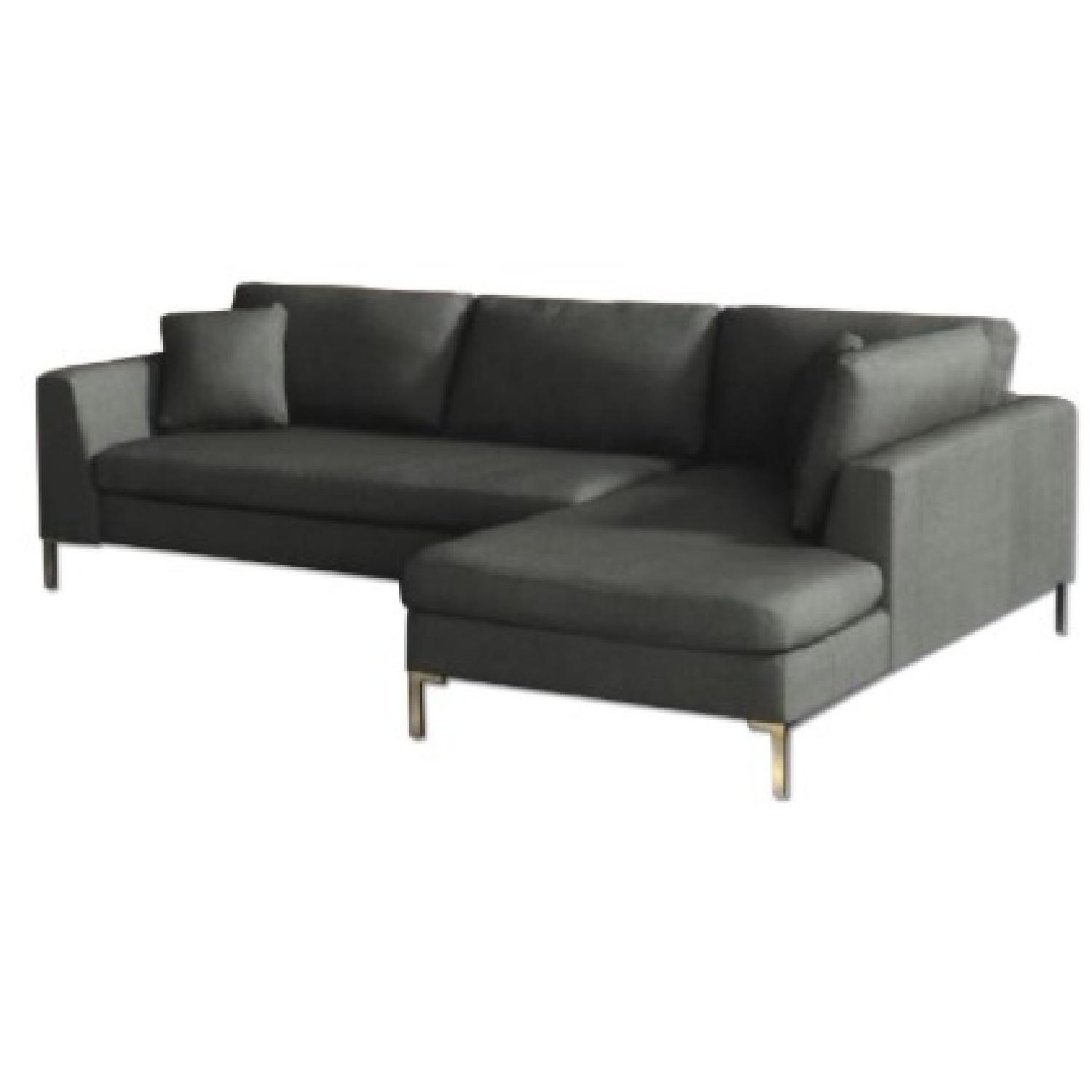 Anthropologie Edlyn 2-Piece Sectional Sofa - AptDeco