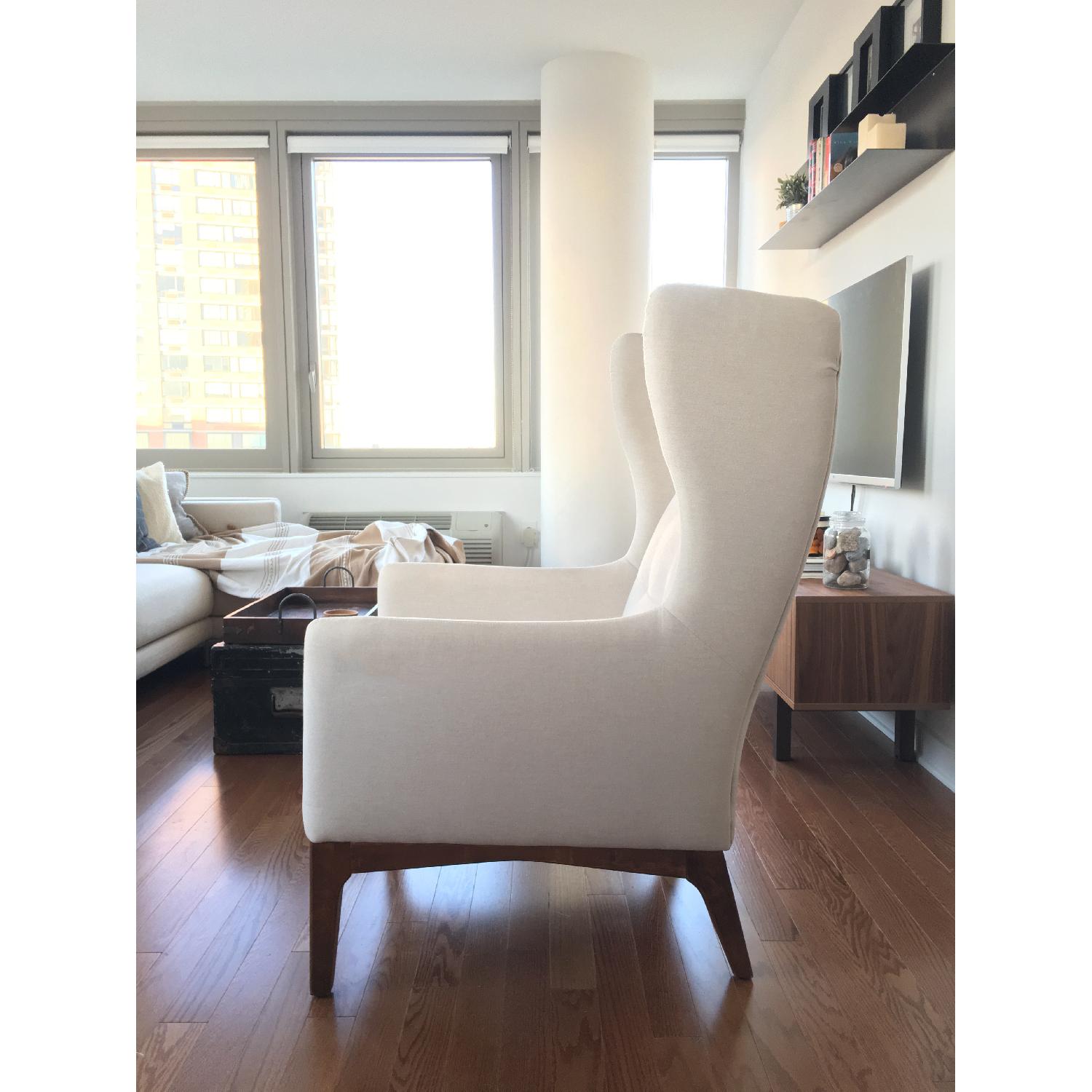 West Elm James Harrison Fabric Wing Chair
