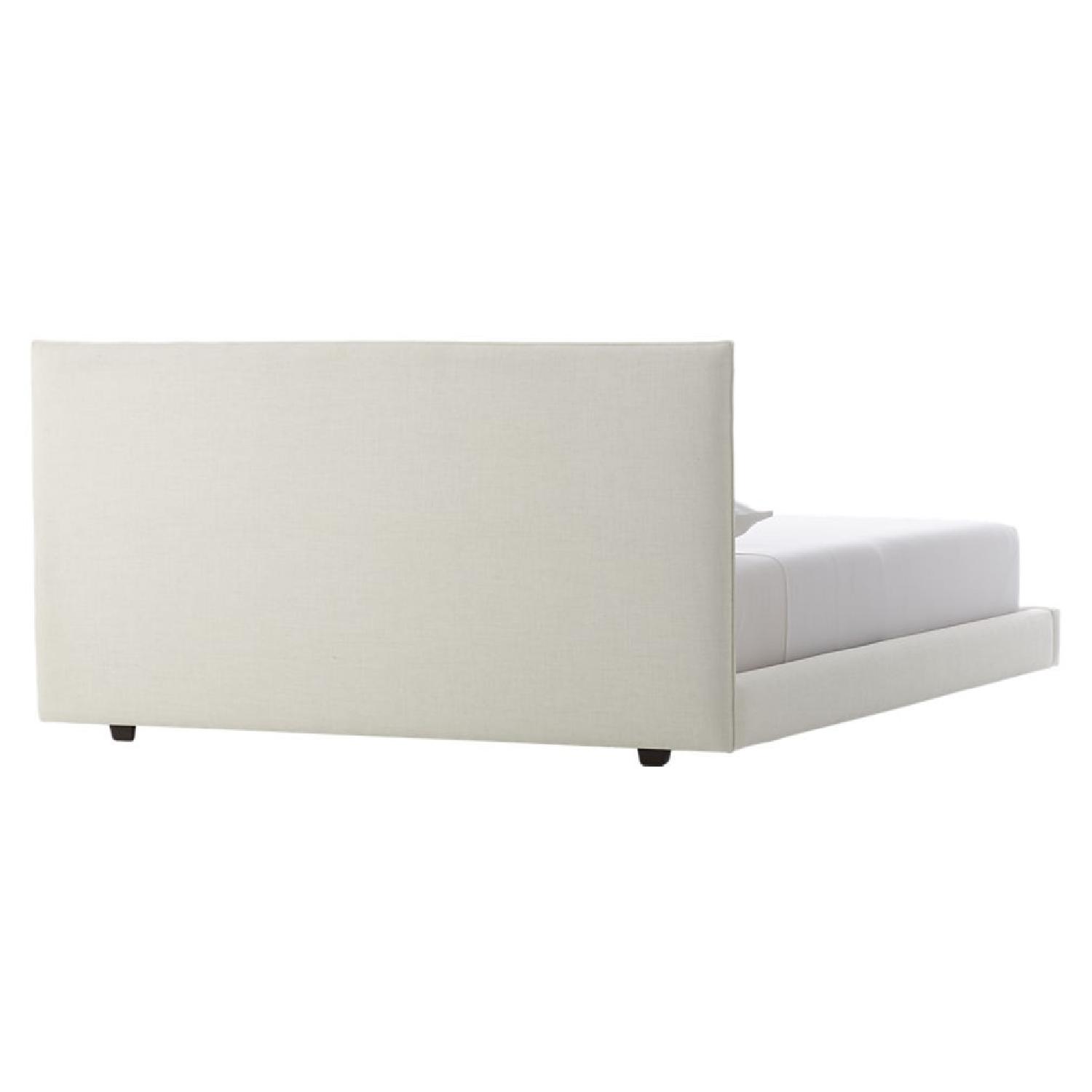 CB2 Facade Snow Queen Bed Frame - AptDeco