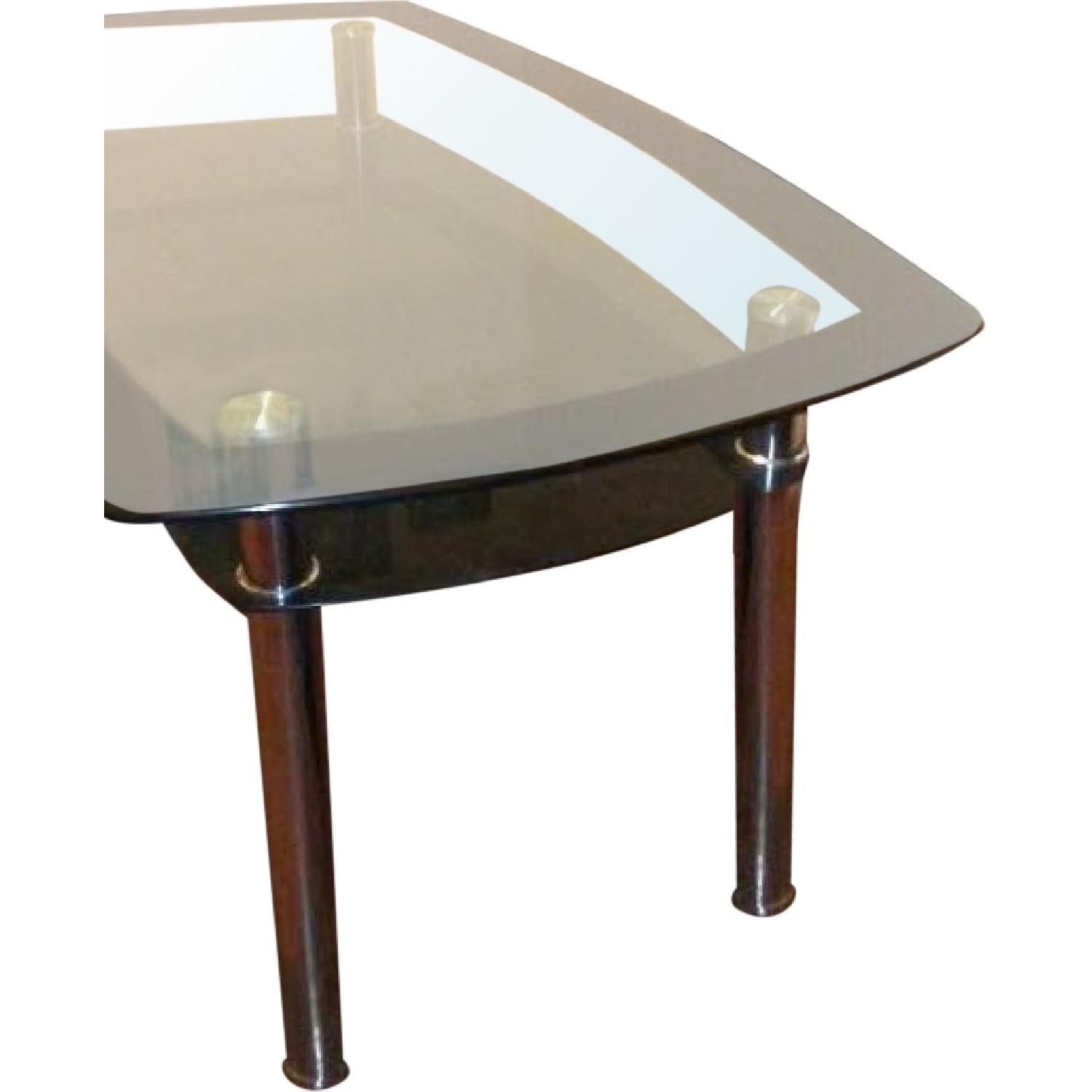 2 Tier Glass Kitchen Table - AptDeco