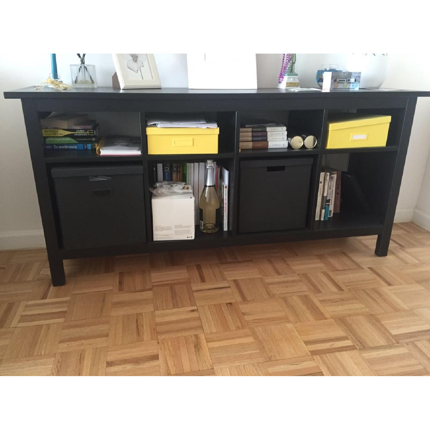 Ikea Media Storage w/ 8 Cubbies & 4 Drawer Dresser - AptDeco