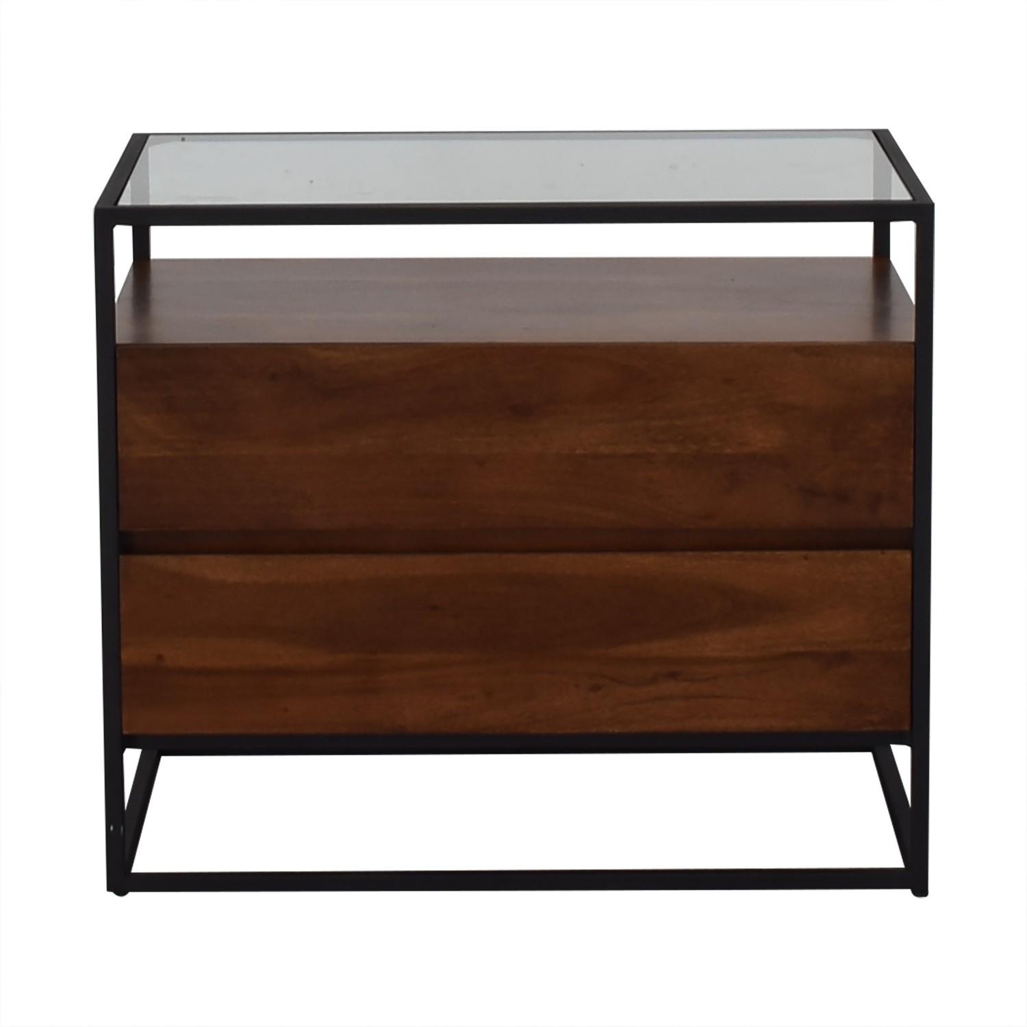 CB2 Side Table/Nightstand - AptDeco