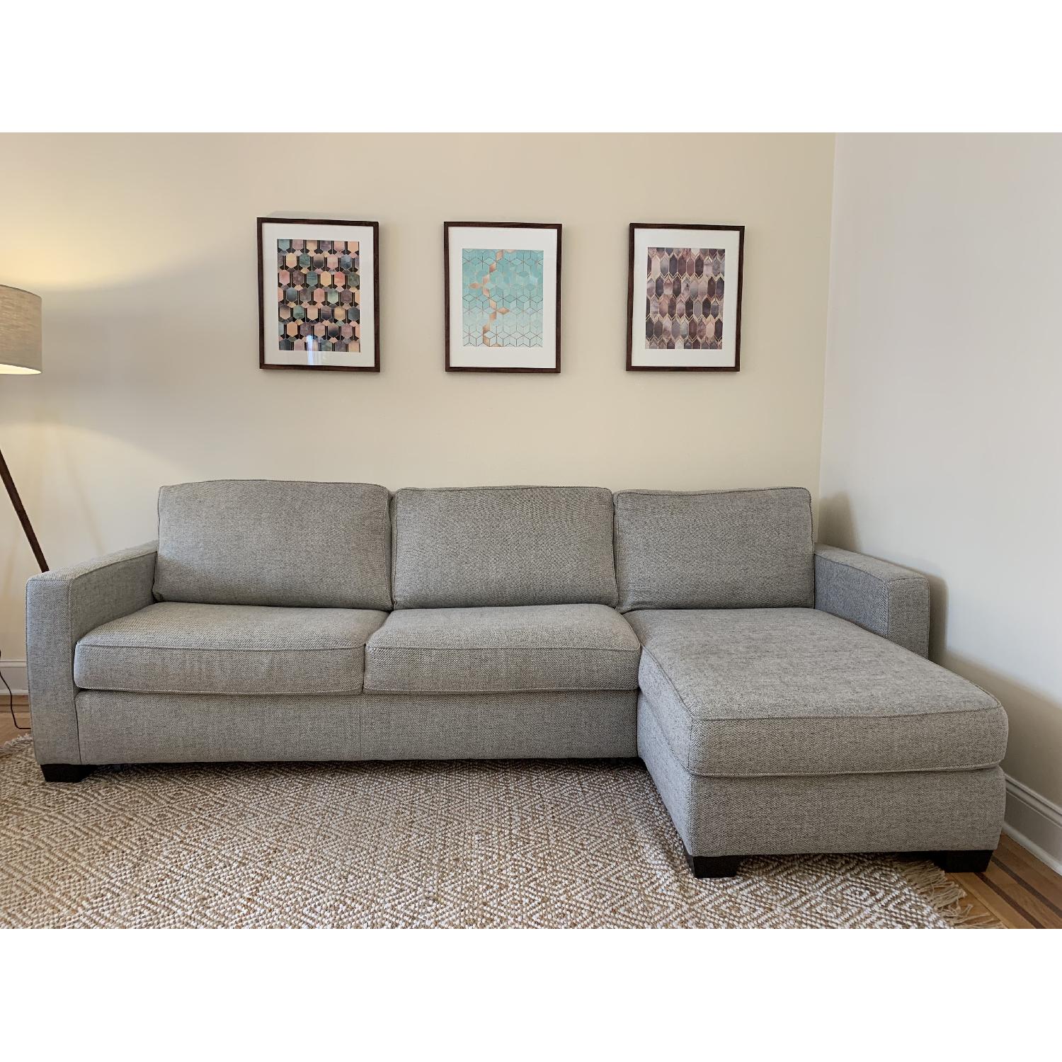 West elm henry sleeper sectional store