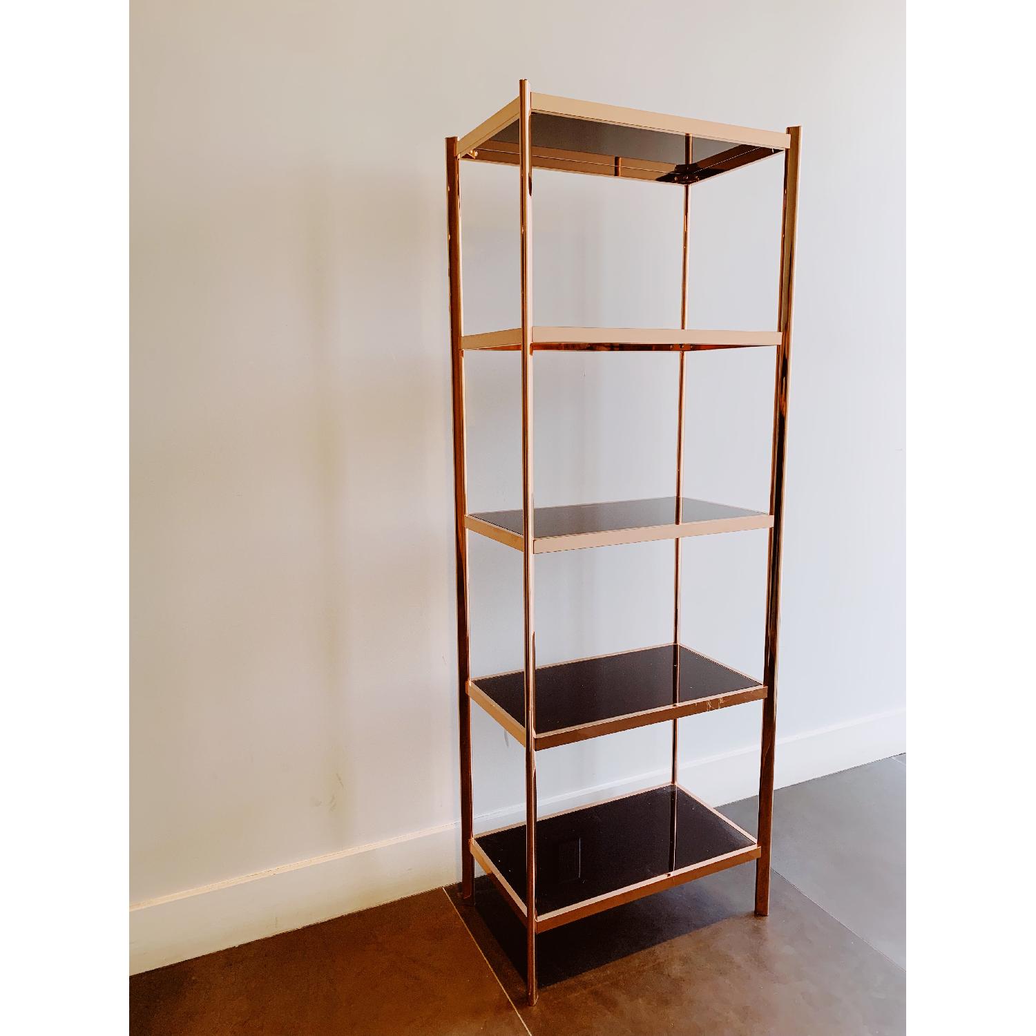 Copper 5 Tier Shelving Unit - AptDeco