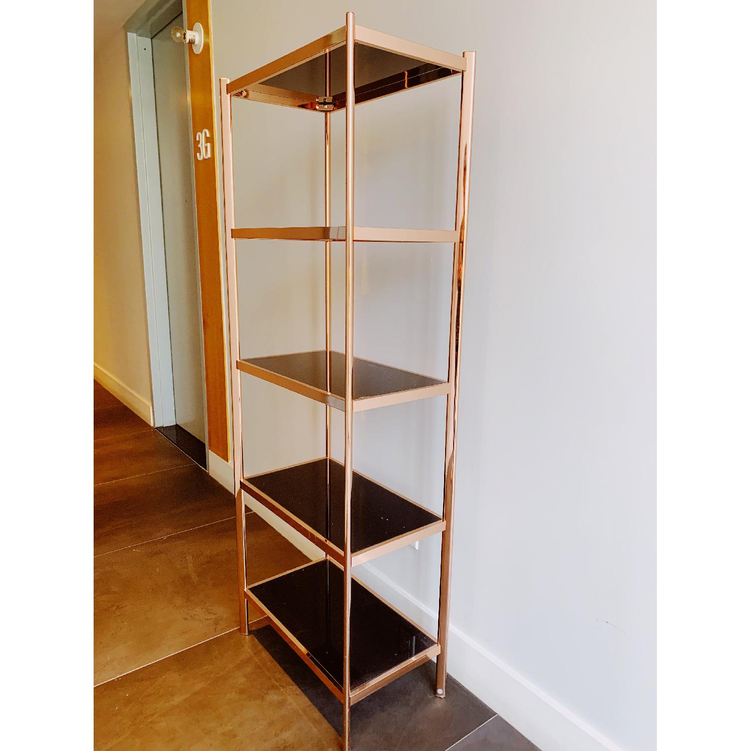 Copper 5 Tier Shelving Unit - AptDeco