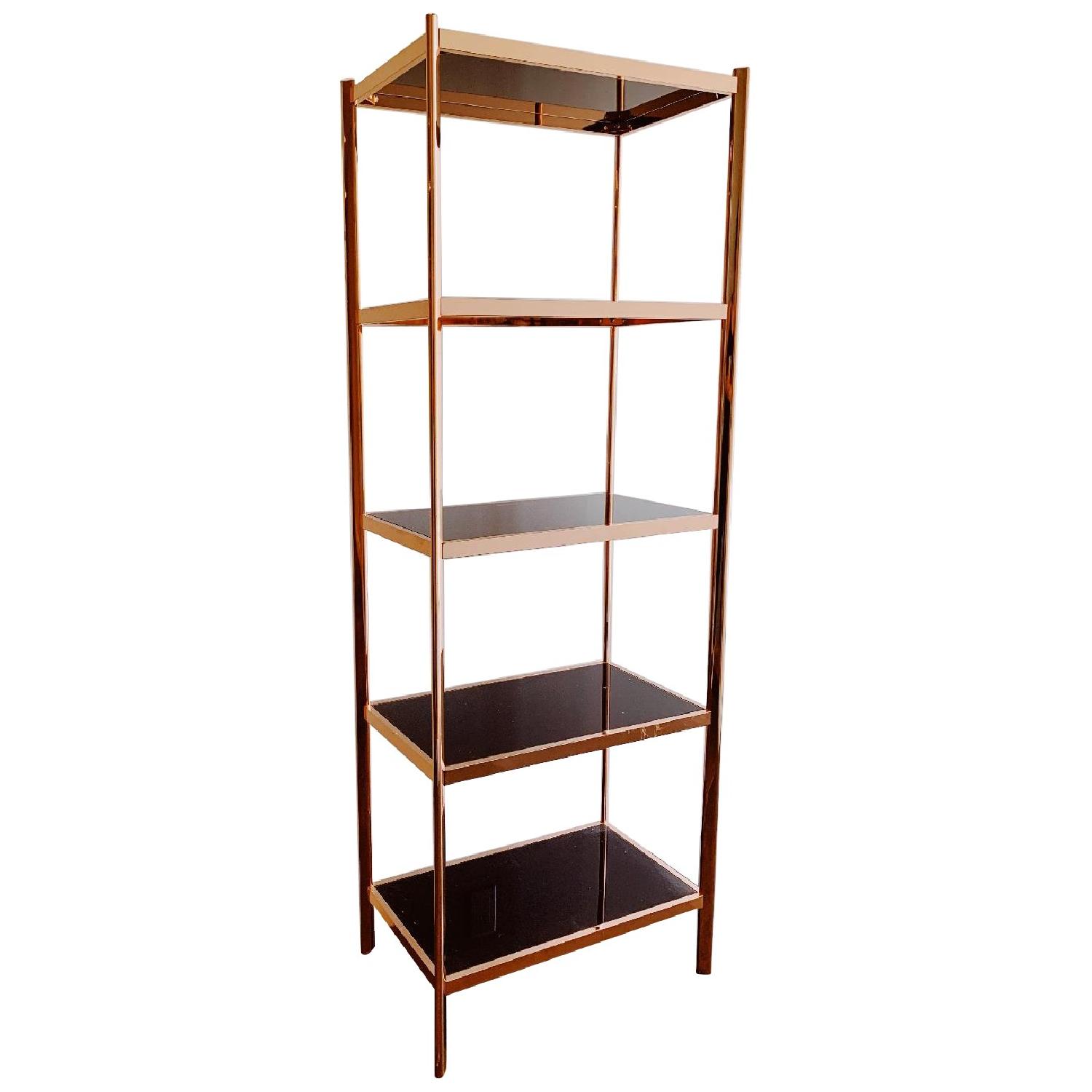 Copper 5 Tier Shelving Unit - AptDeco