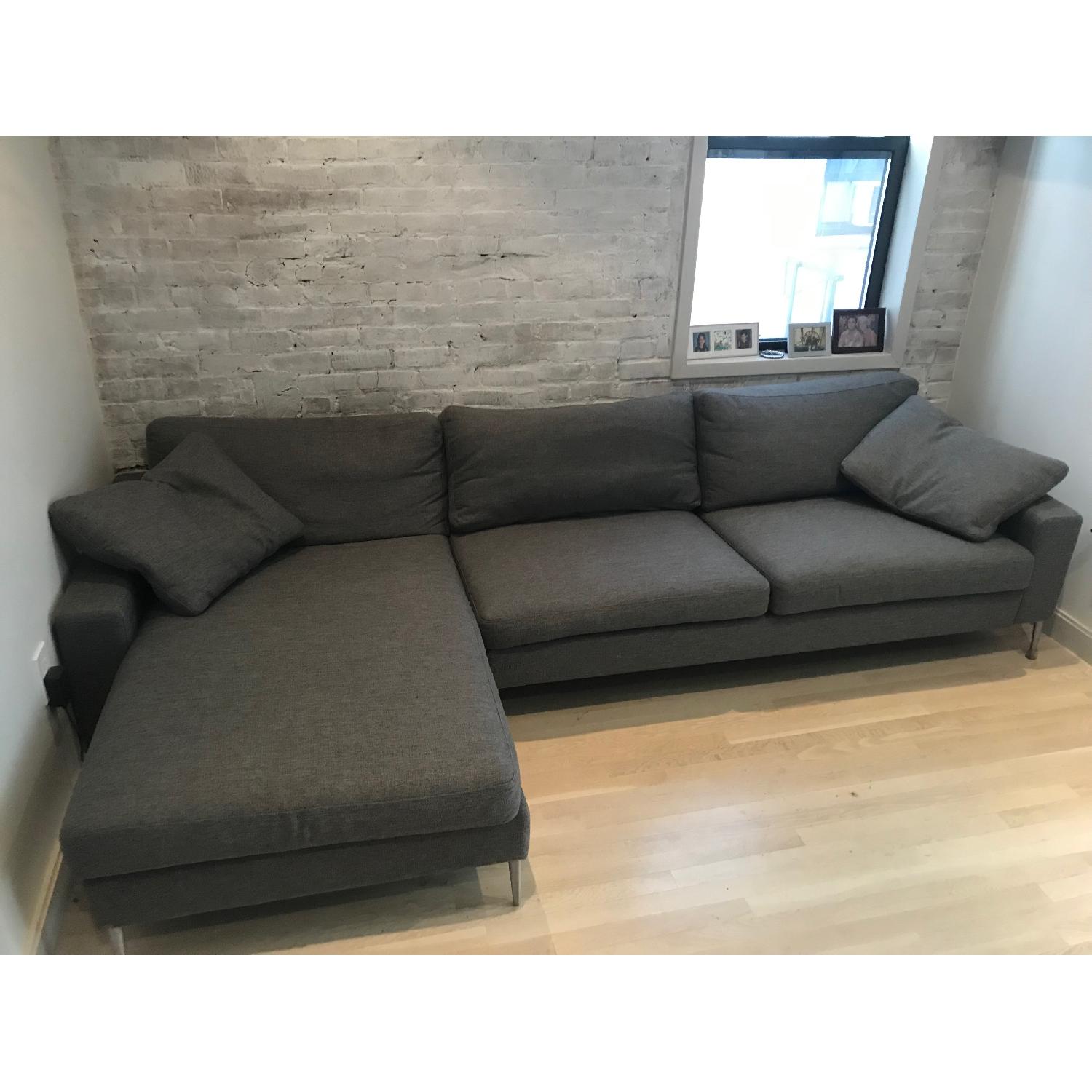 Article Nova Gray Chaise Sectional Sofa - AptDeco