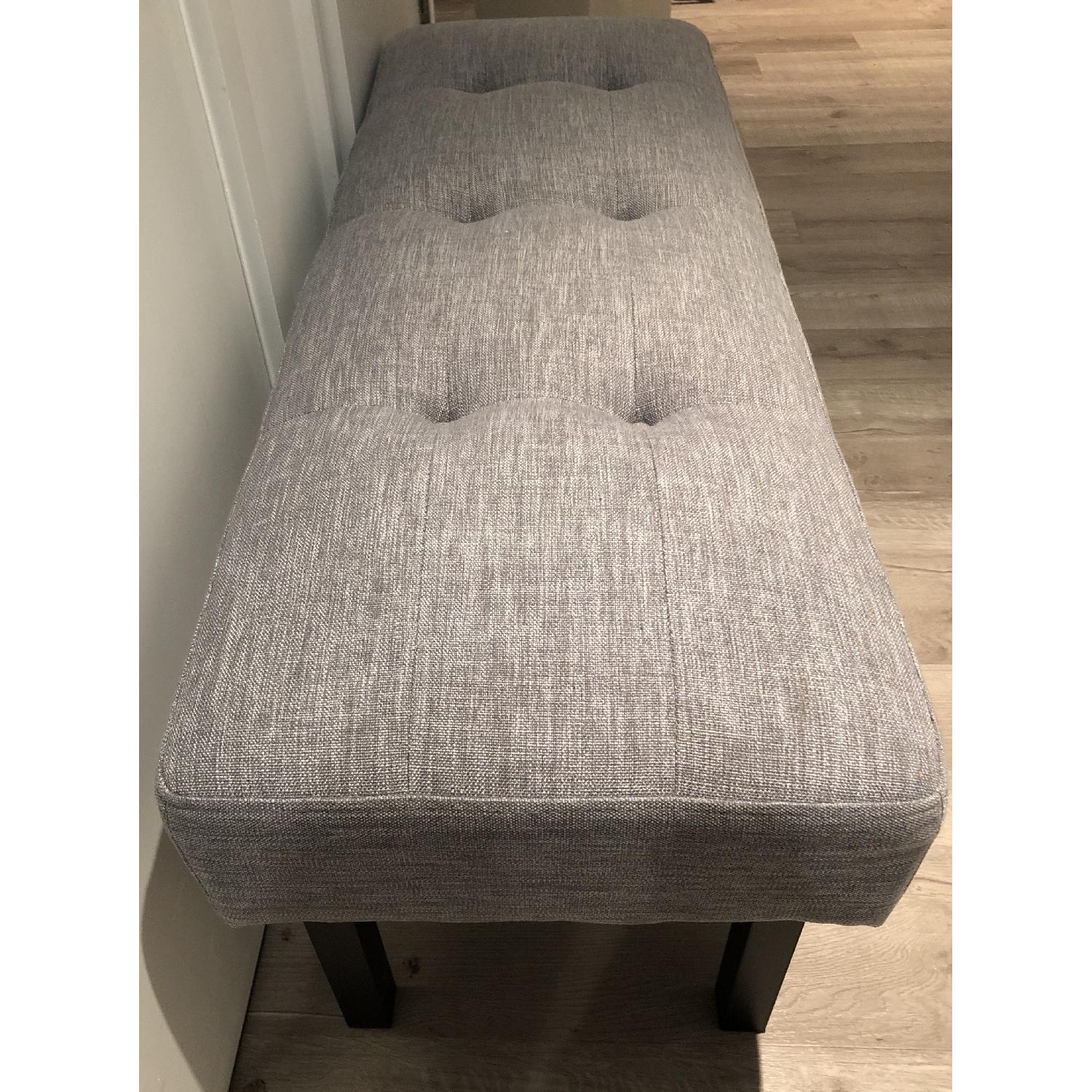 Zinus Memory Foam Tufted Upholstered Bench - AptDeco