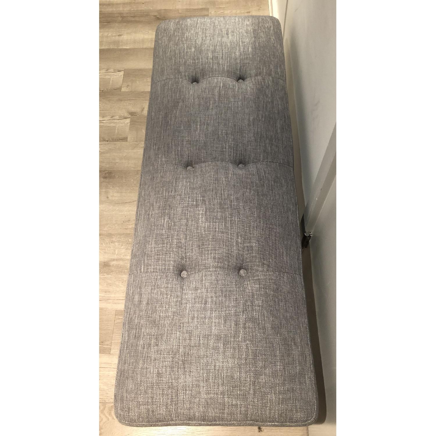 Zinus Memory Foam Tufted Upholstered Bench - AptDeco