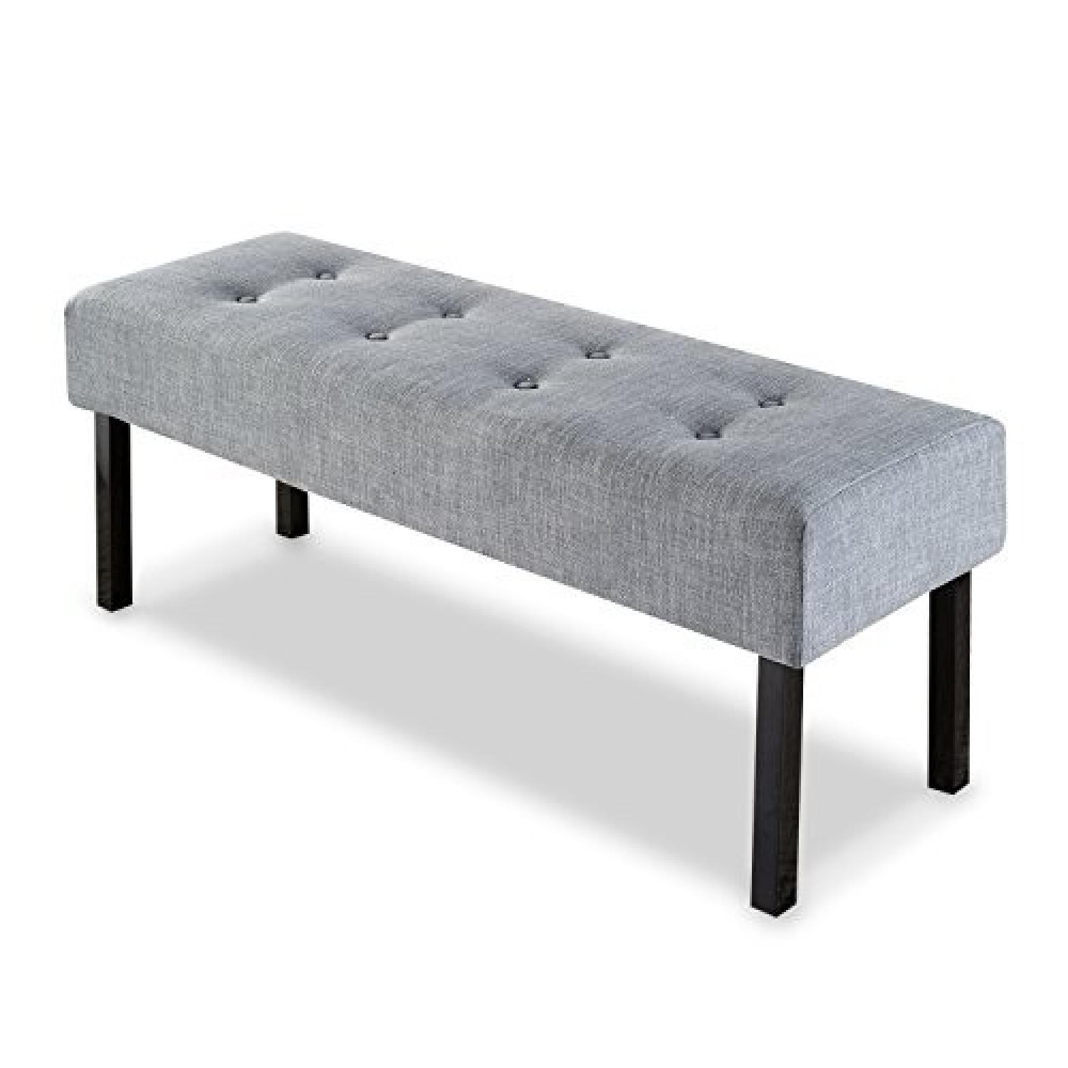 Zinus Memory Foam Tufted Upholstered Bench - AptDeco