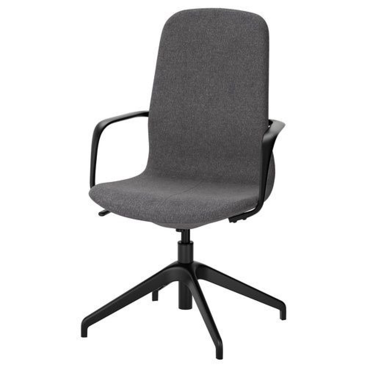 Ikea Langfjall Gunnard Blue Chair - AptDeco
