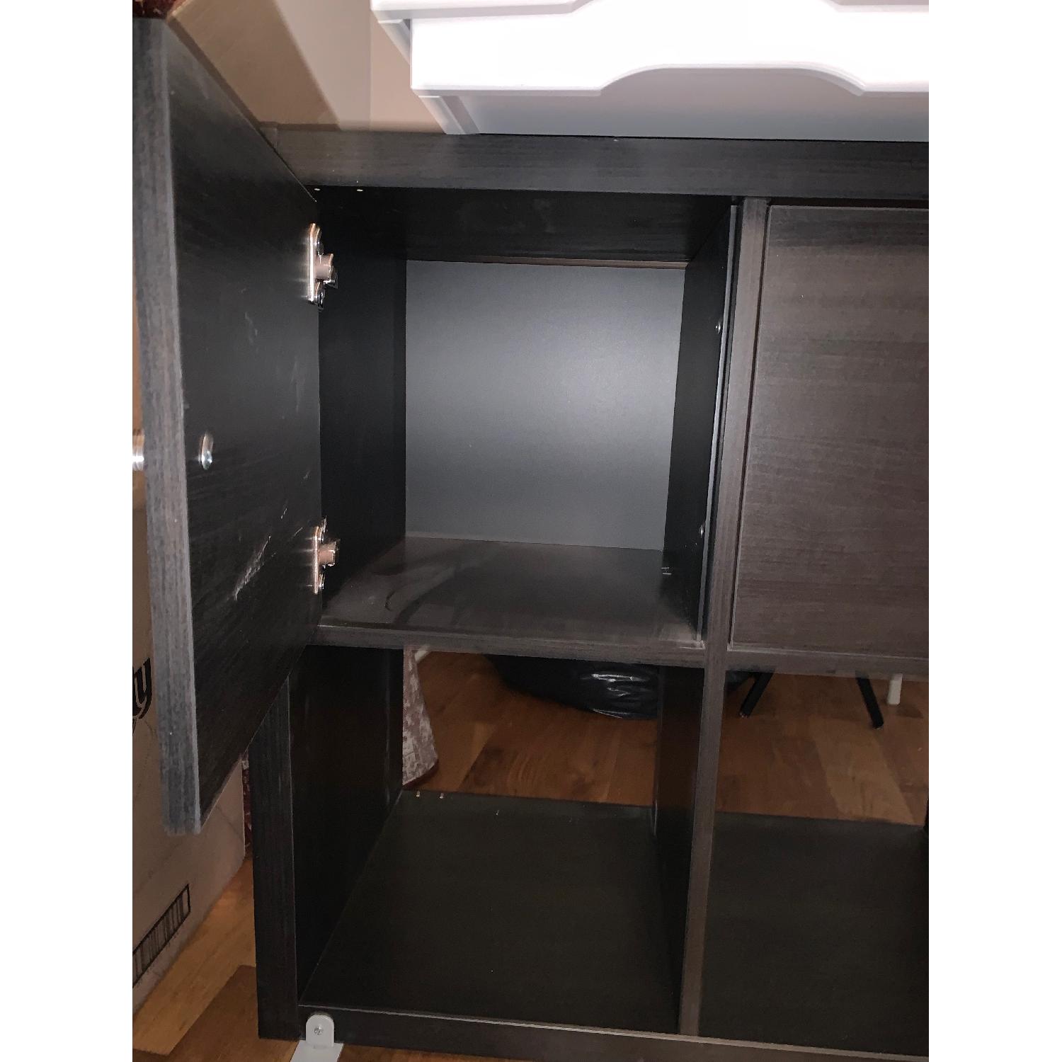 Ikea Kallax Shelving Unit on Casters w/ 4 Drawers - AptDeco