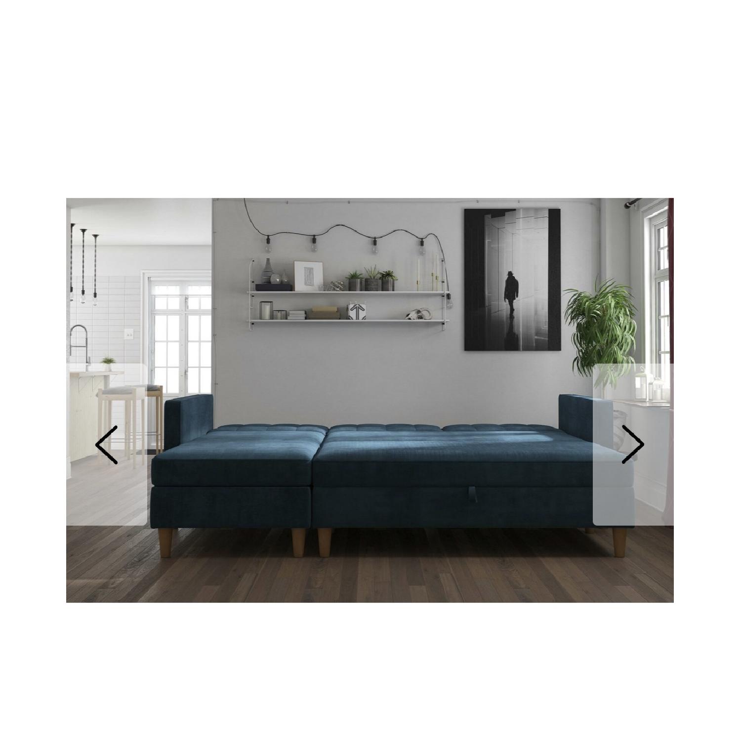 Zipcode Design Hephzibah Reversible Sectional Sofa - AptDeco