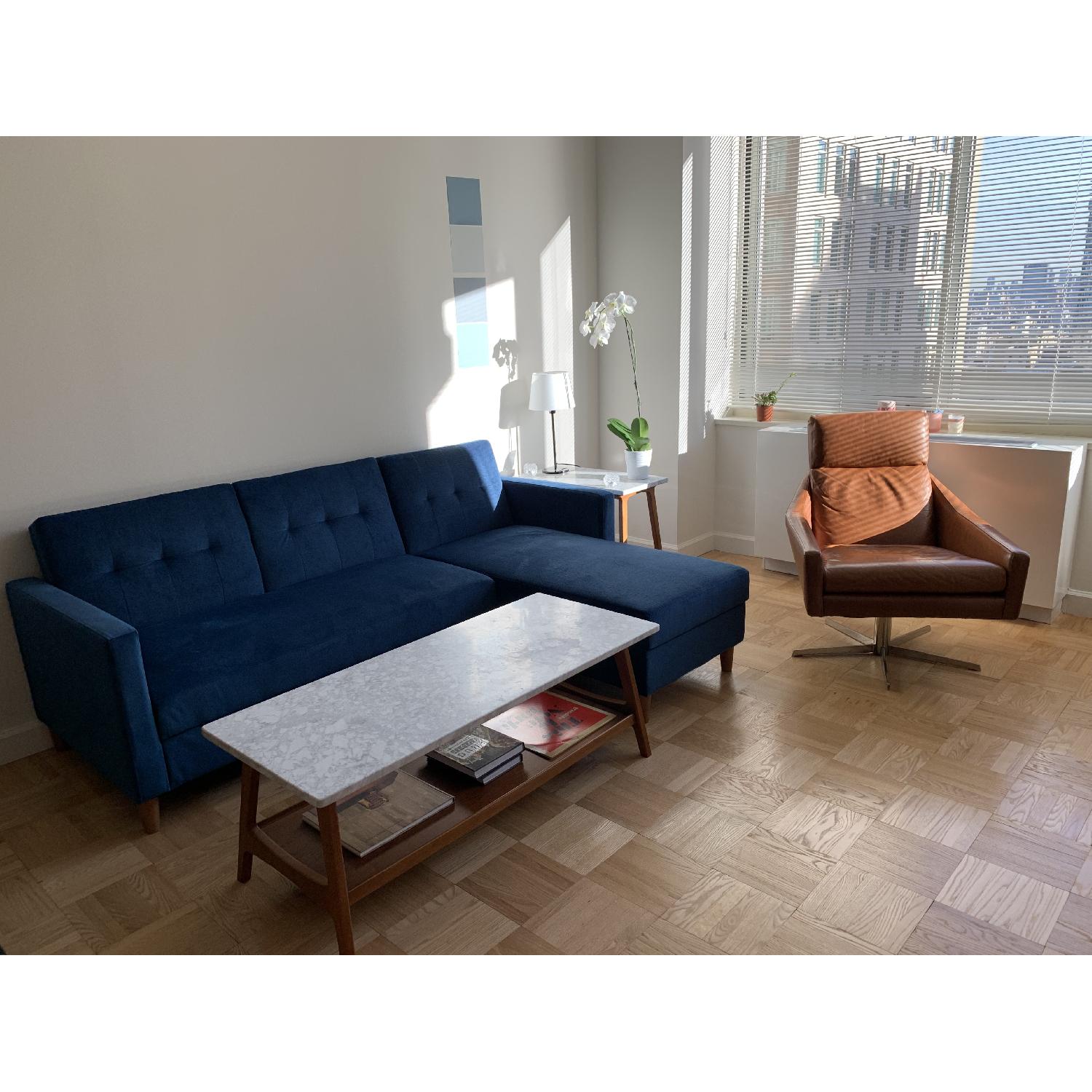 Zipcode Design Hephzibah Reversible Sectional Sofa - AptDeco