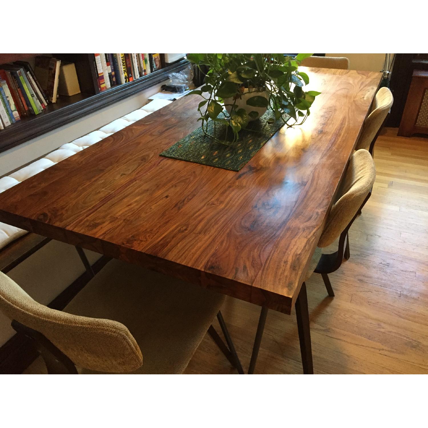 CB2 Dylan Dining Table w/ 4 Chairs - AptDeco