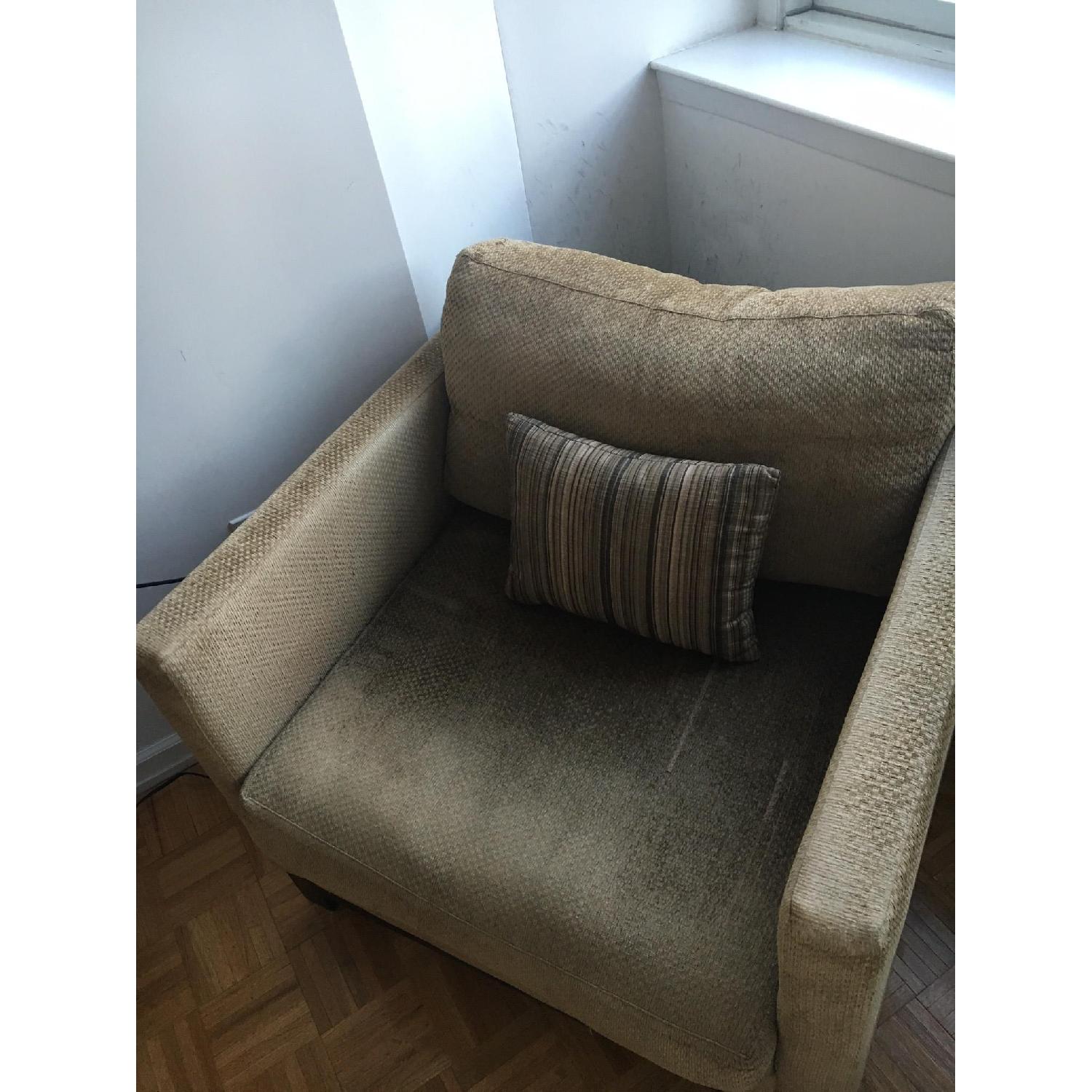 Chenille Chair - AptDeco