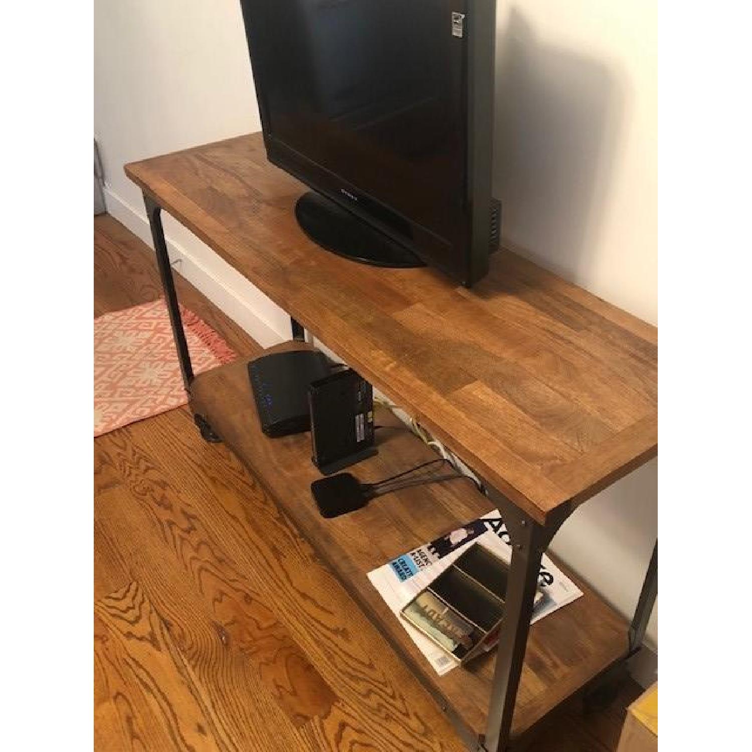 World Market Wooden Console Table - AptDeco