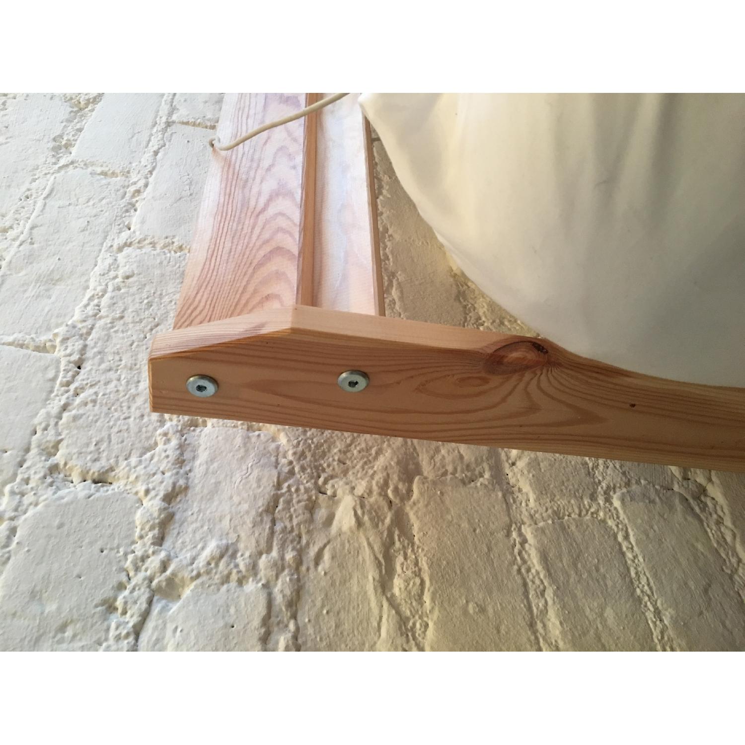 Ikea Neiden Pine Wood Full Bed Frame - AptDeco