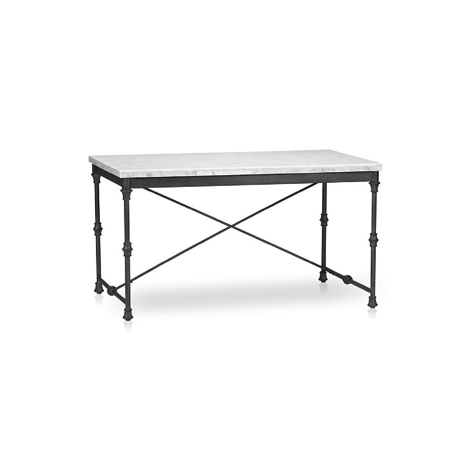 Crate & Barrel French Bistro Counter Height Kitchen Island - AptDeco