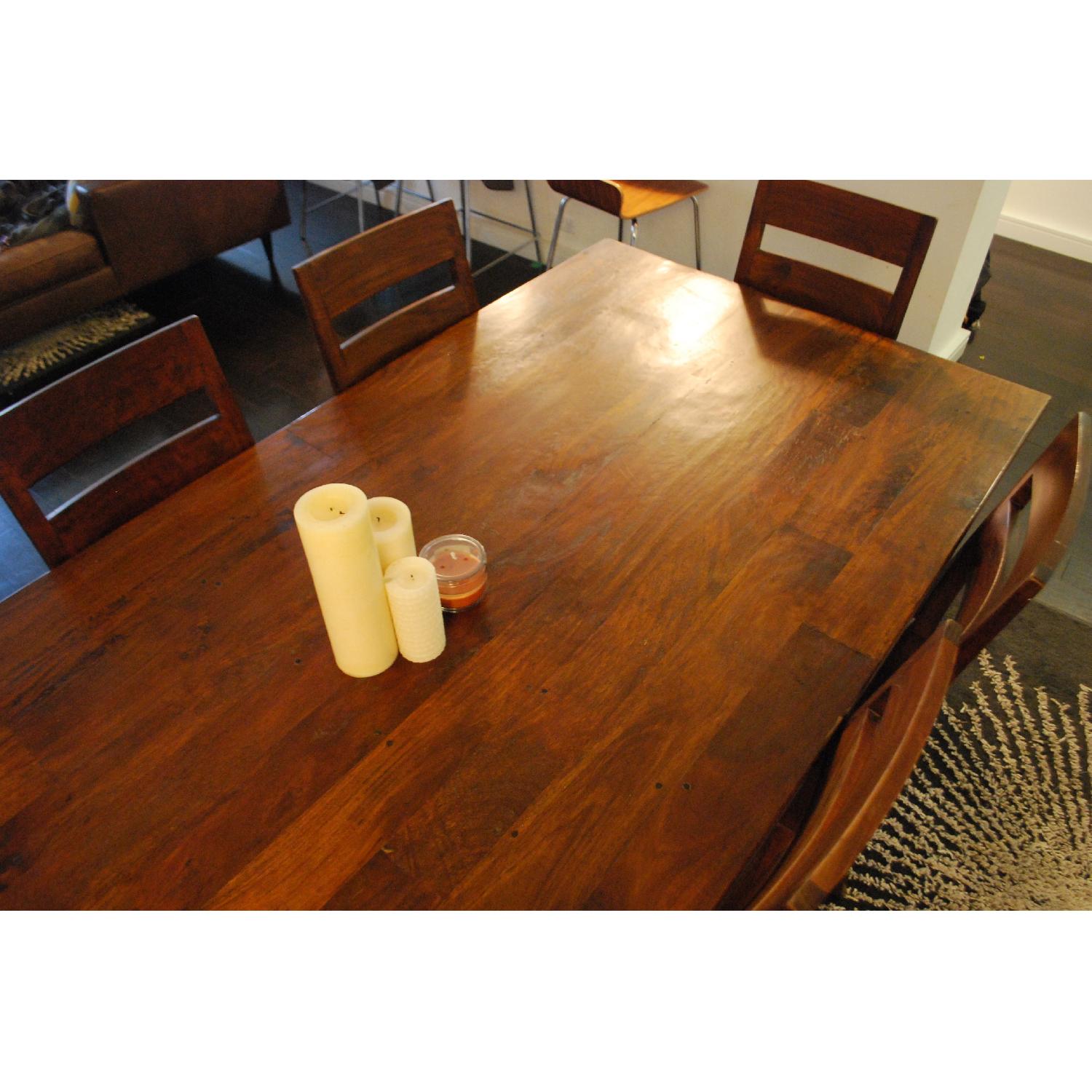 Crate & Barrel Basque Dining Table - AptDeco