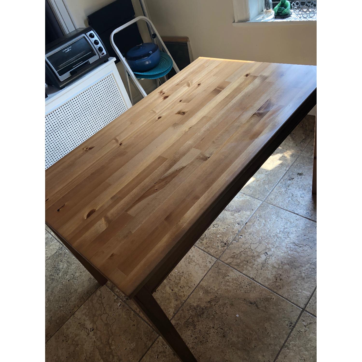 Ikea Jokkmokk Solid Pine 5-Piece Dining Set - AptDeco