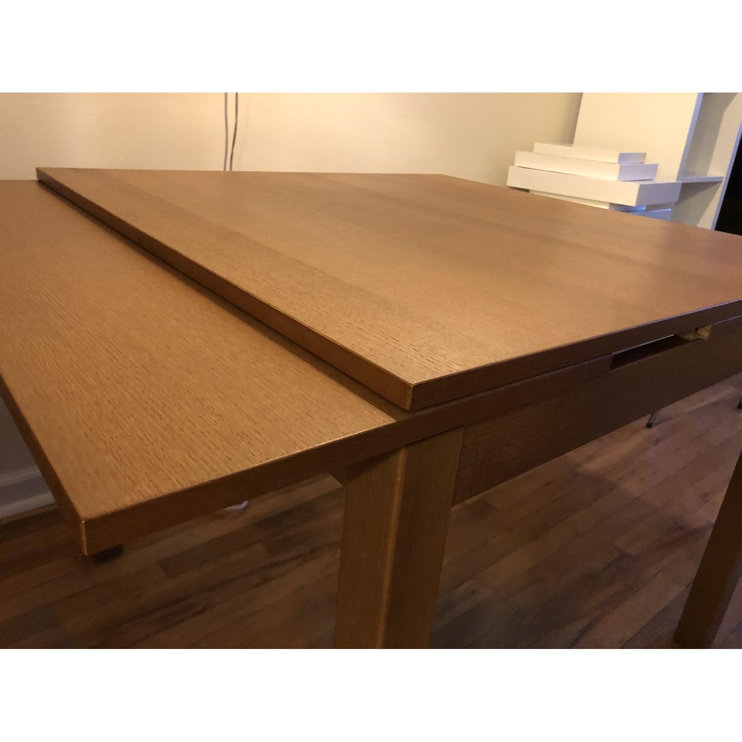 Ikea Extendable Dining Table w/ 2 Chairs - AptDeco